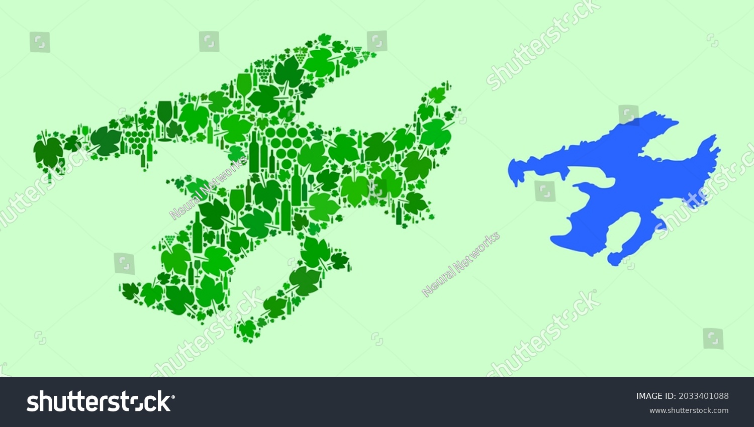 Vector Map Great Bear Lake Collage Stock Vector Royalty Free 2033401088 Shutterstock