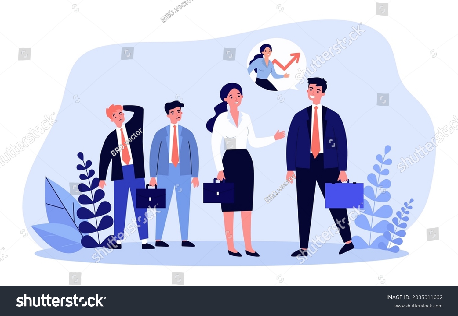 Woman Talking Her Boss Front Her Stock Vector (Royalty Free) 2035311632 ... Woman Talking Her Boss Front Her Stock Vector (Royalty Free) 2035311632 ...