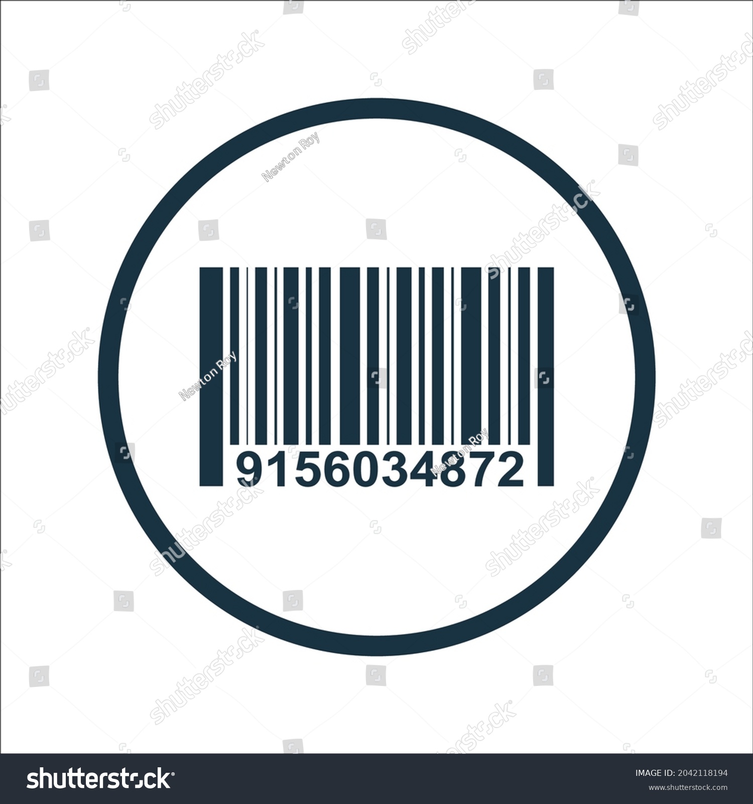 Bar Bar Code Barcode Code Icon Stock Vector (Royalty Free) 2042118194 ...