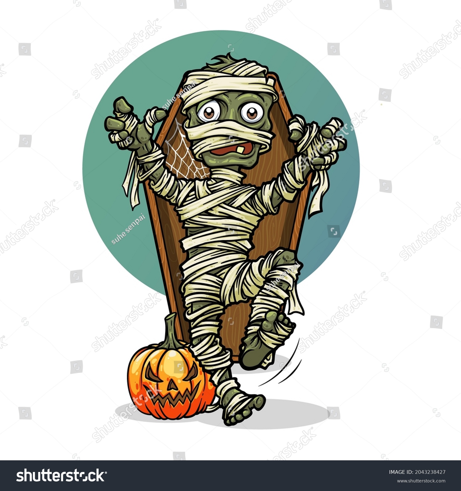 Helloween Party Character Illustration Vector Stock Vector Royalty Free 2043238427 Shutterstock