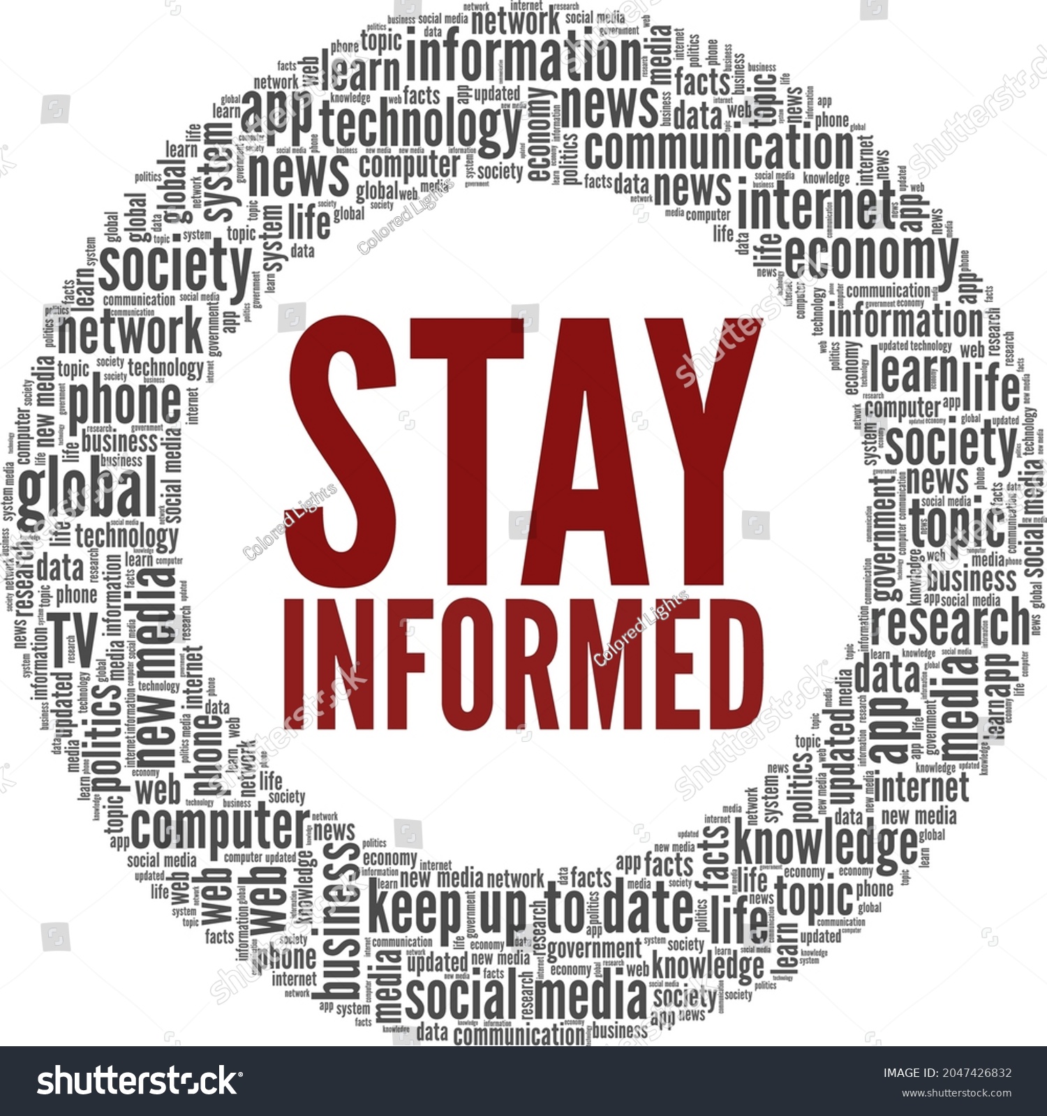 Stay Informed Vector Illustration Word Cloud Stock Vector (Royalty Free ... Stay Informed Vector Illustration Word Cloud Stock Vector (Royalty Free ...