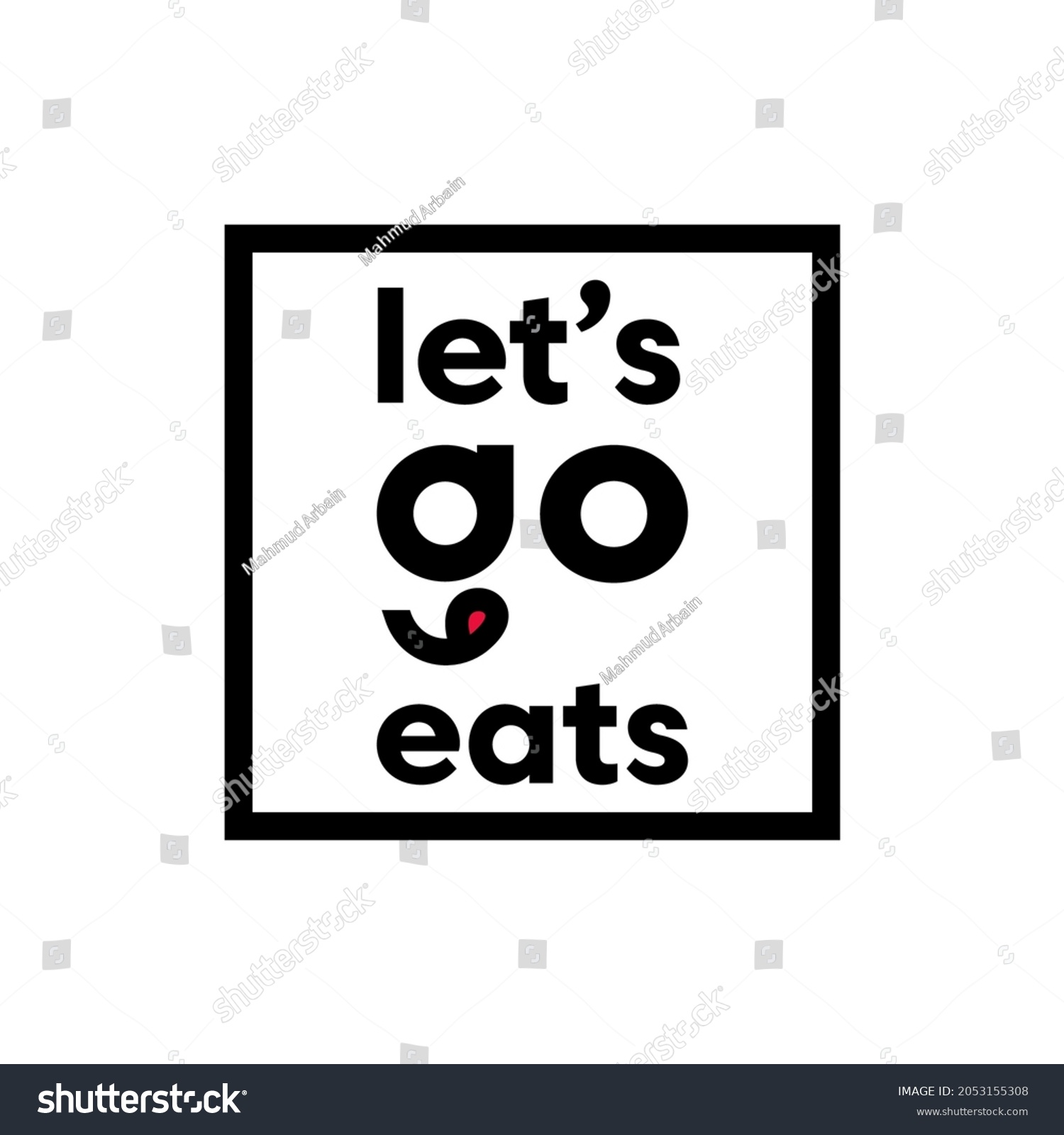 Eats Logo Design Template Vector Stock Vector (Royalty Free) 2053155308 ...
