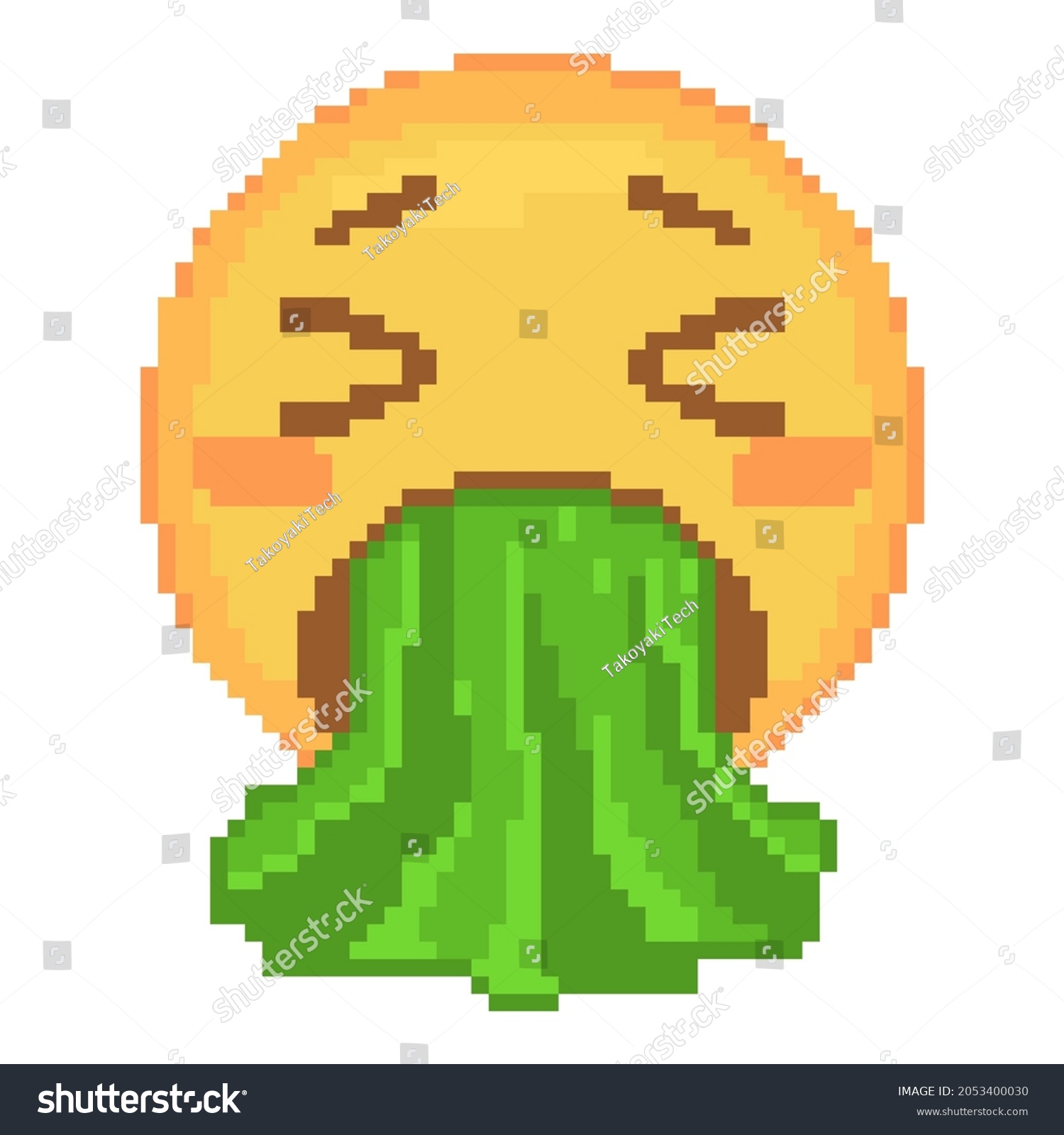 2230 Emoji Pixel Art Stock Vectors Images And Vector Art Shutterstock