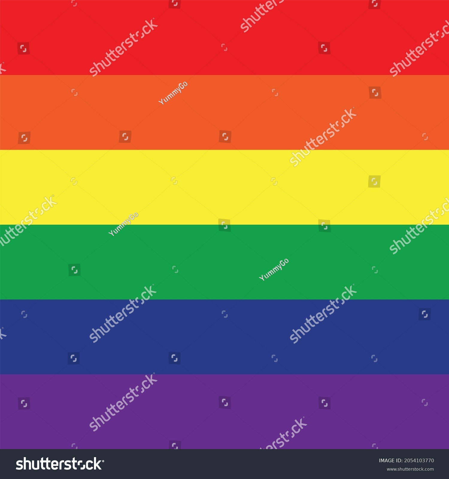 Pride Flag Illustration Lgbt Community Symbol Stock Vector Royalty
