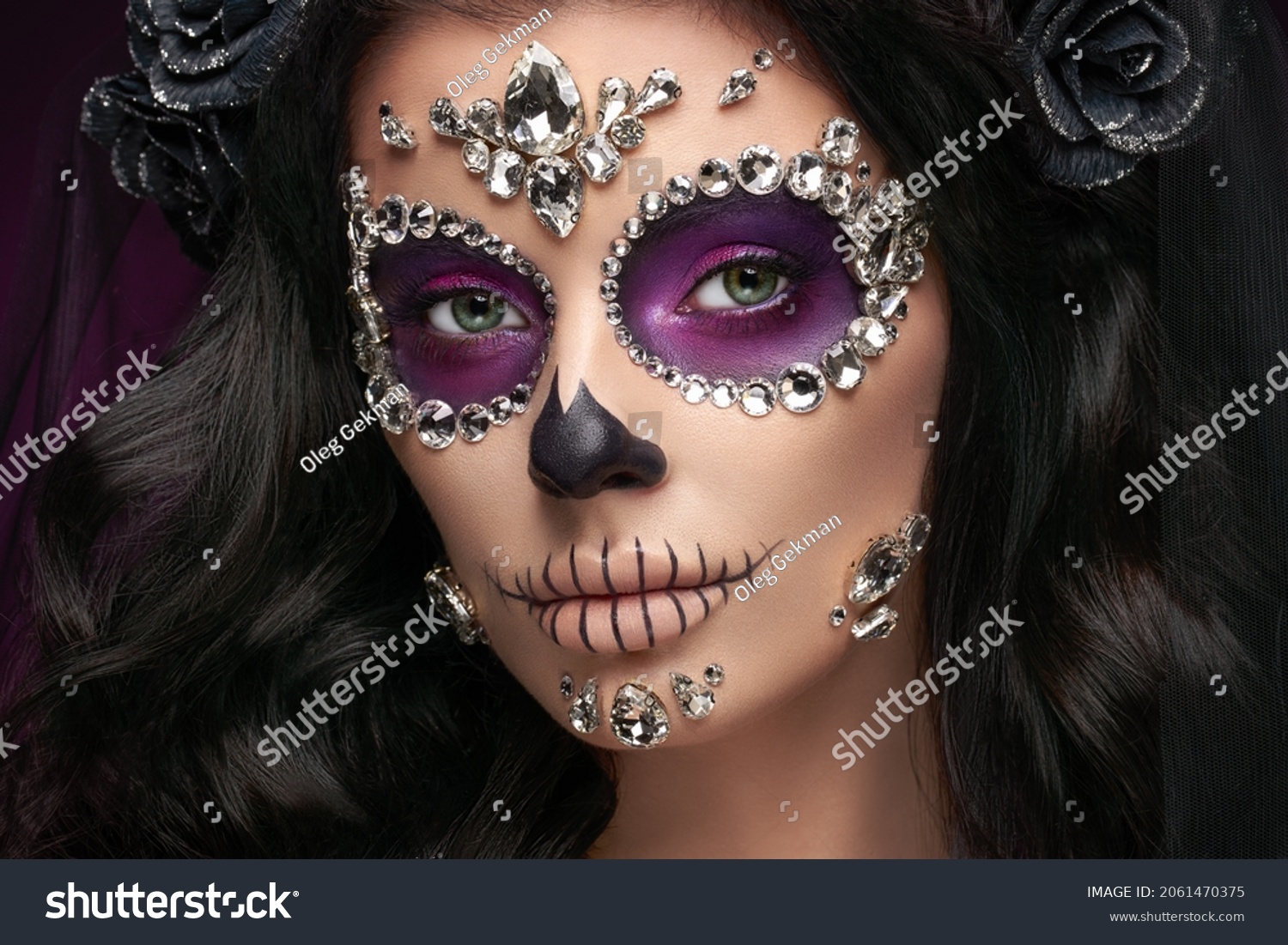 2717 Sexy Sugar Skull Girl 이미지 스톡 사진 및 벡터 Shutterstock