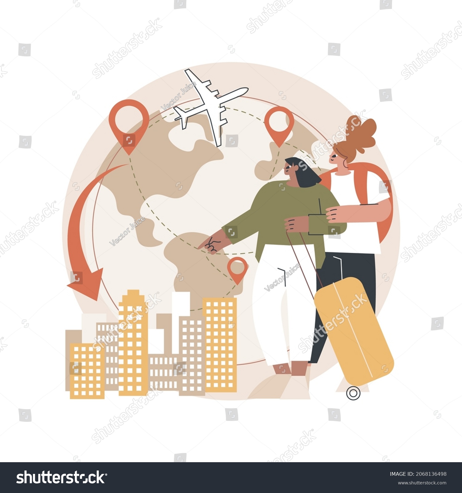 Immigration Abstract Concept Vector Illustration International Stock ... Immigration Abstract Concept Vector Illustration International Stock ...