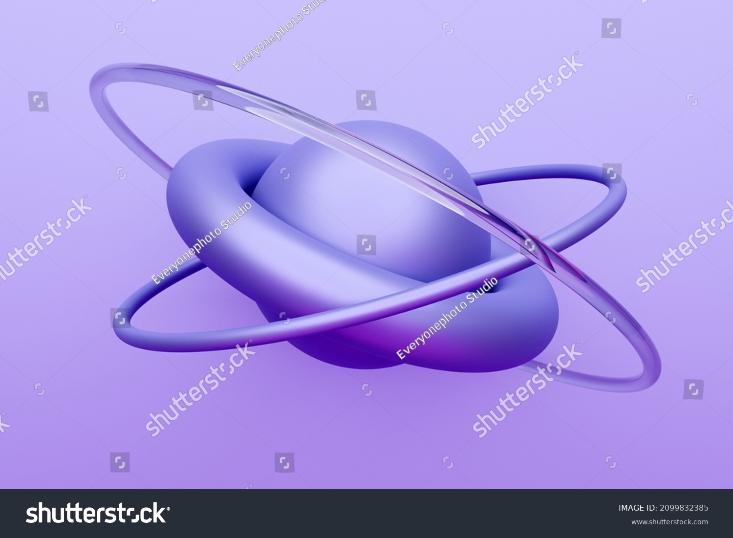3d Illustration Model Solar System Orbiting Stock Illustration 2099832385 Shutterstock