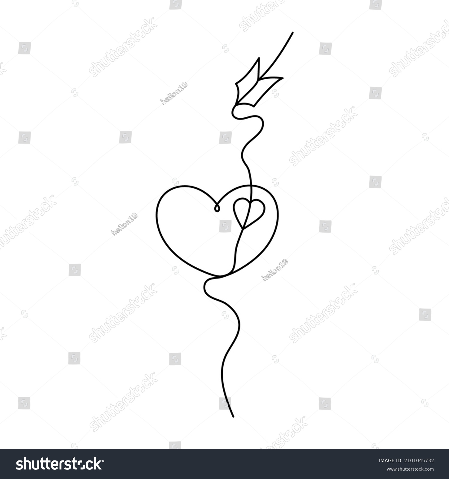 Continuous One Line Abstract Love Symbol Stock Vector (Royalty Free ... Continuous One Line Abstract Love Symbol Stock Vector (Royalty Free ...