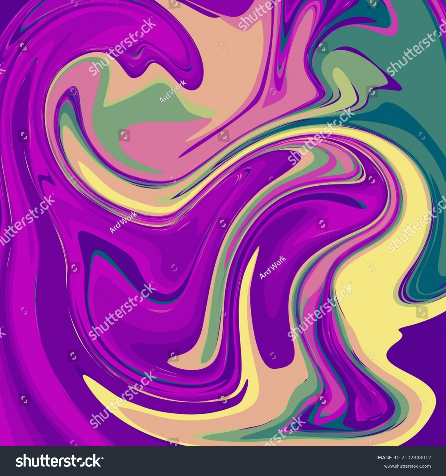 Purple Green Yellow Color Psychedelic Fluid Stock Vector (Royalty Free ... Purple Green Yellow Color Psychedelic Fluid Stock Vector (Royalty Free ...