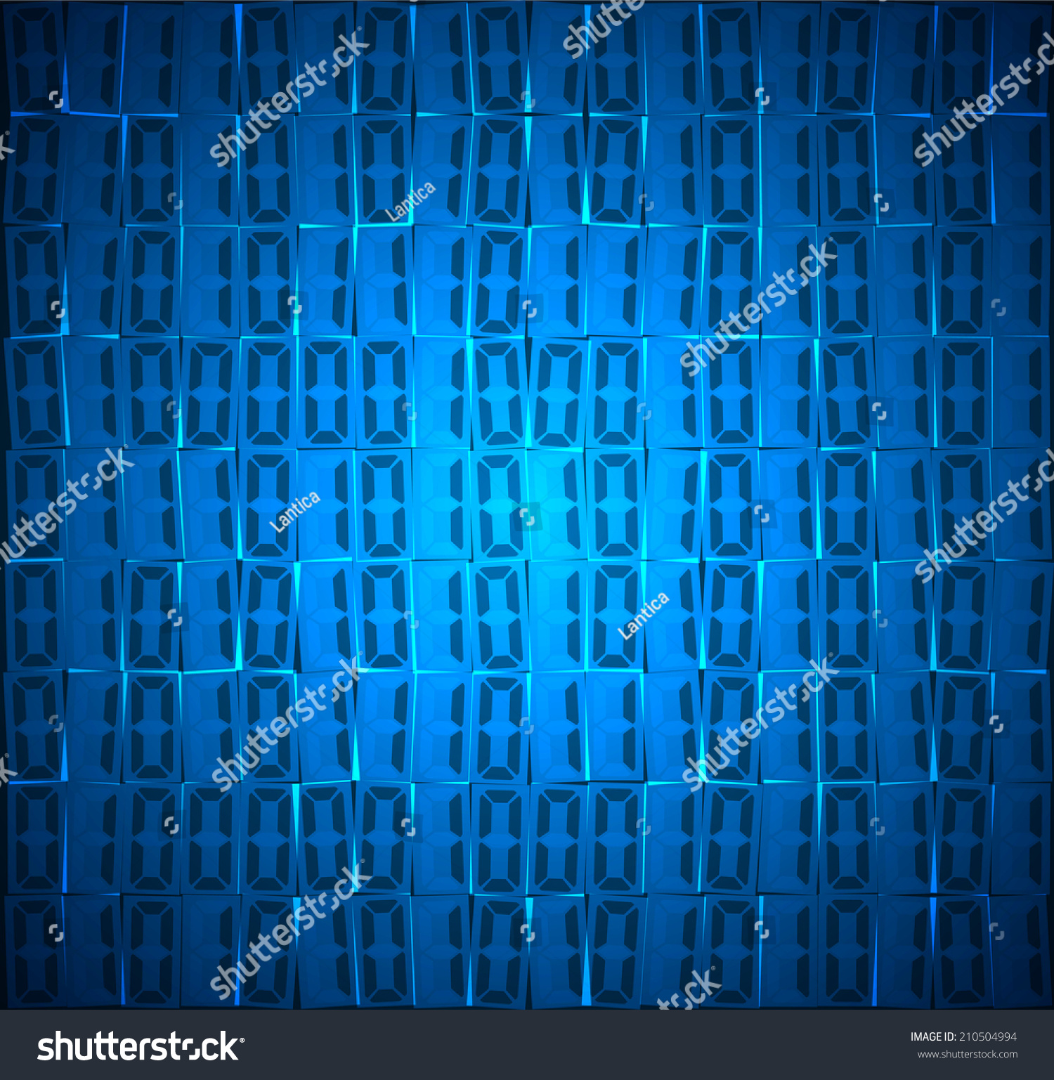 Technology Concept Hex Code Digital Background: vector de stock (libre de regalías) 210504994 ...