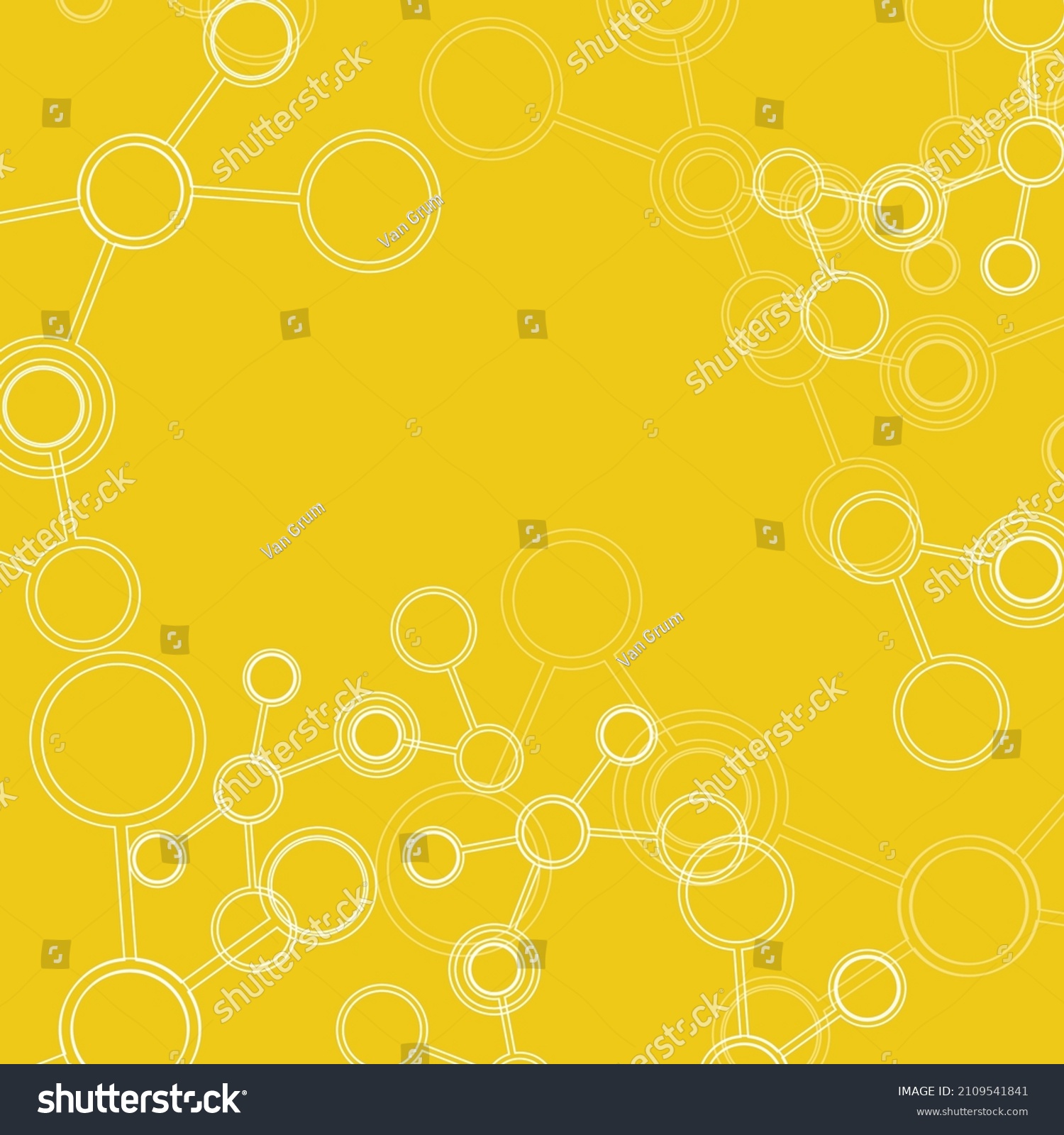 Abstract Connection Structure Vector Science Background Stock Vector Royalty Free 2109541841