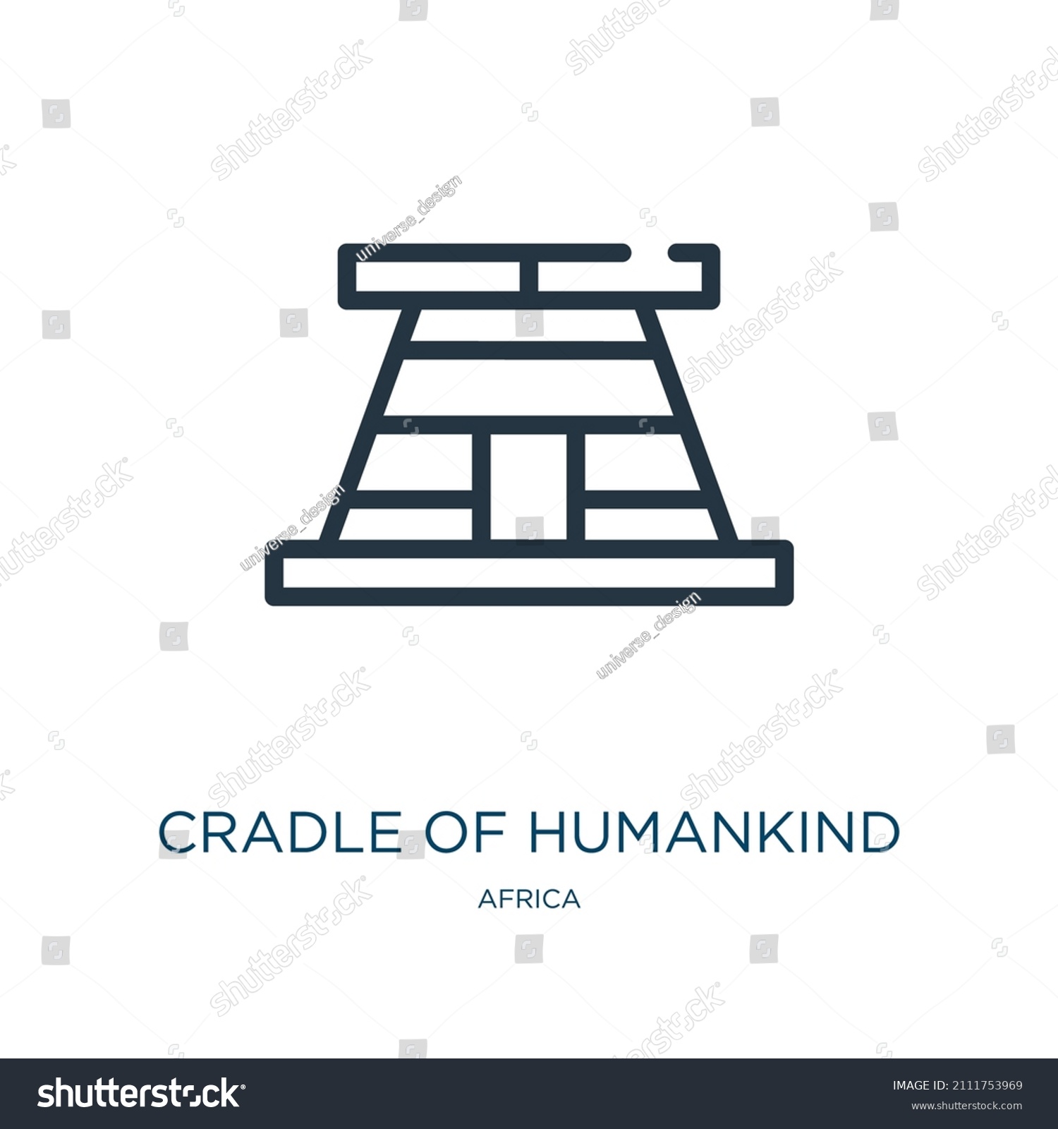 Cradle Humankind Thin Line Icon Africa Stock Vector (Royalty Free ... Cradle Humankind Thin Line Icon Africa Stock Vector (Royalty Free ...