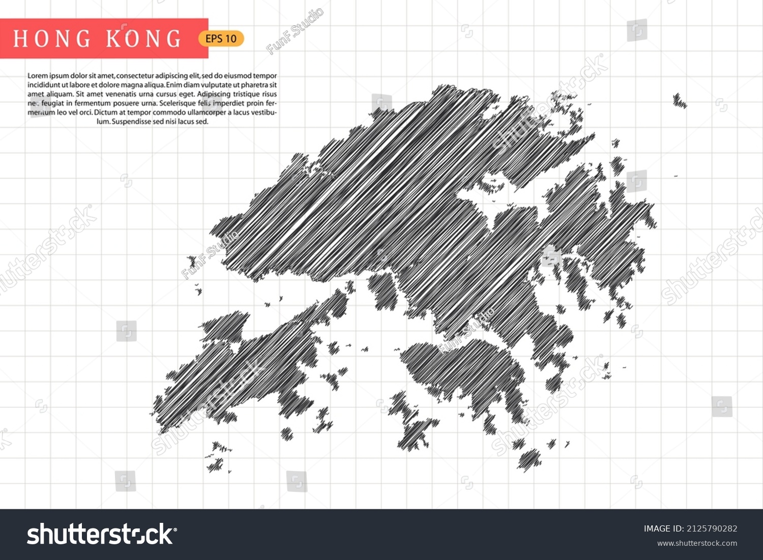 Hong Kong Map World Map International Stock Vector (Royalty Free ...