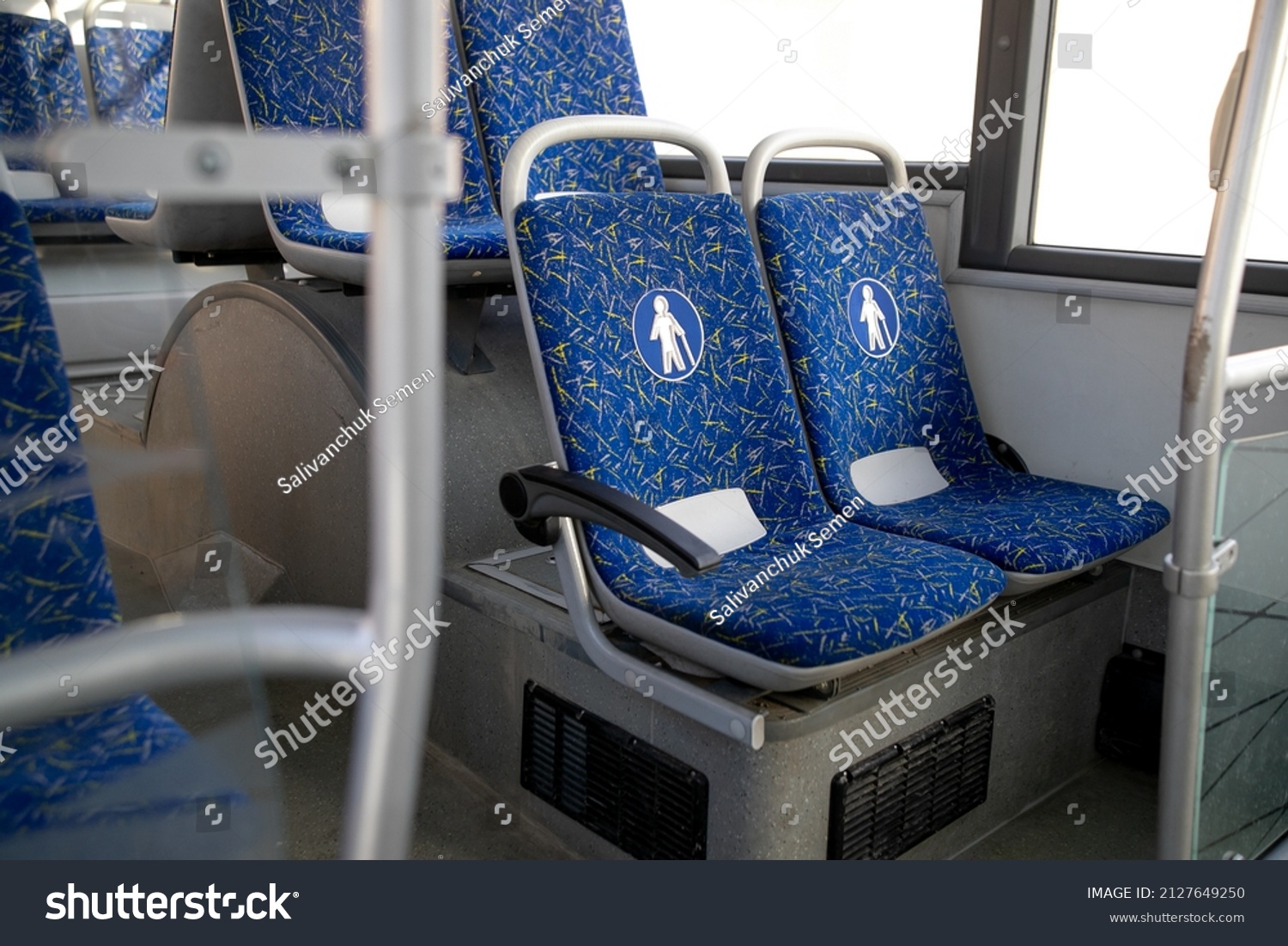 Modern City Bus Bus Seats Disabled Stock Photo 2127649250 | Shutterstock Modern City Bus Bus Seats Disabled Stock Photo 2127649250 | Shutterstock