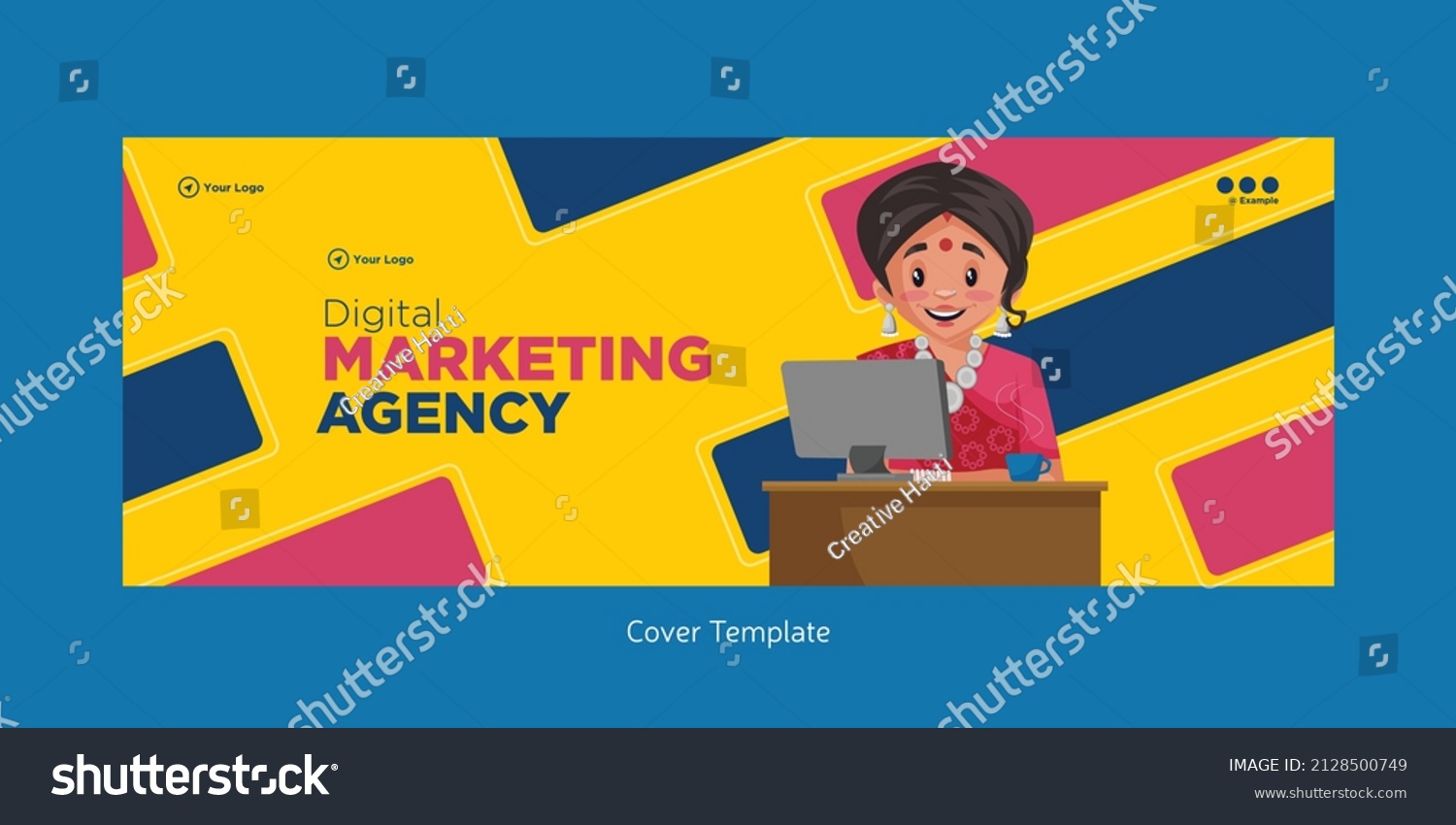 Cover Page Digital Marketing Agency Template Stock Vector (Royalty Free ... Cover Page Digital Marketing Agency Template Stock Vector (Royalty Free ...
