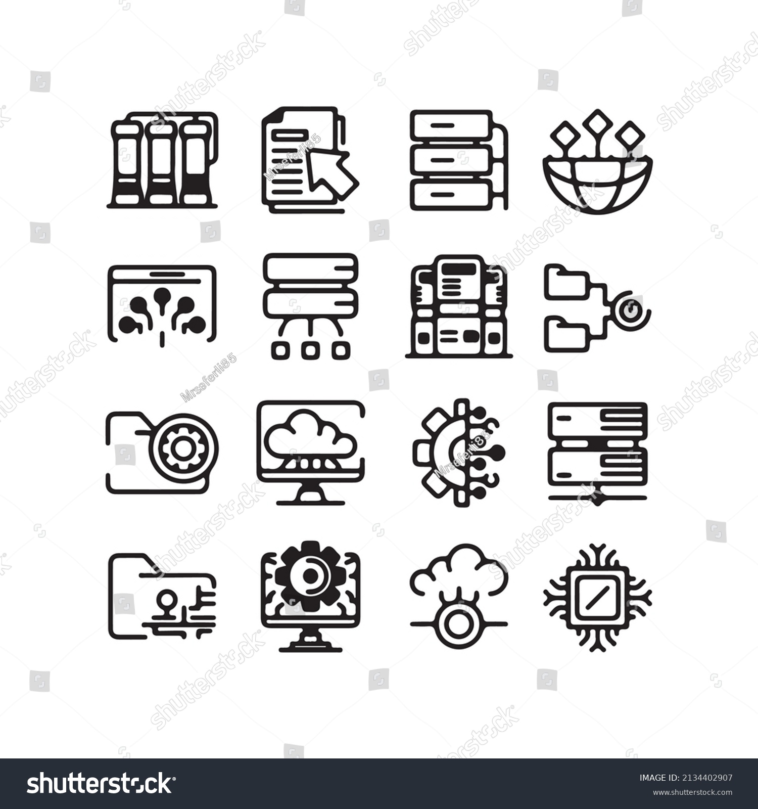 Data Center Icons Set Outline Style Stock Vector (Royalty Free ... Data Center Icons Set Outline Style Stock Vector (Royalty Free ...