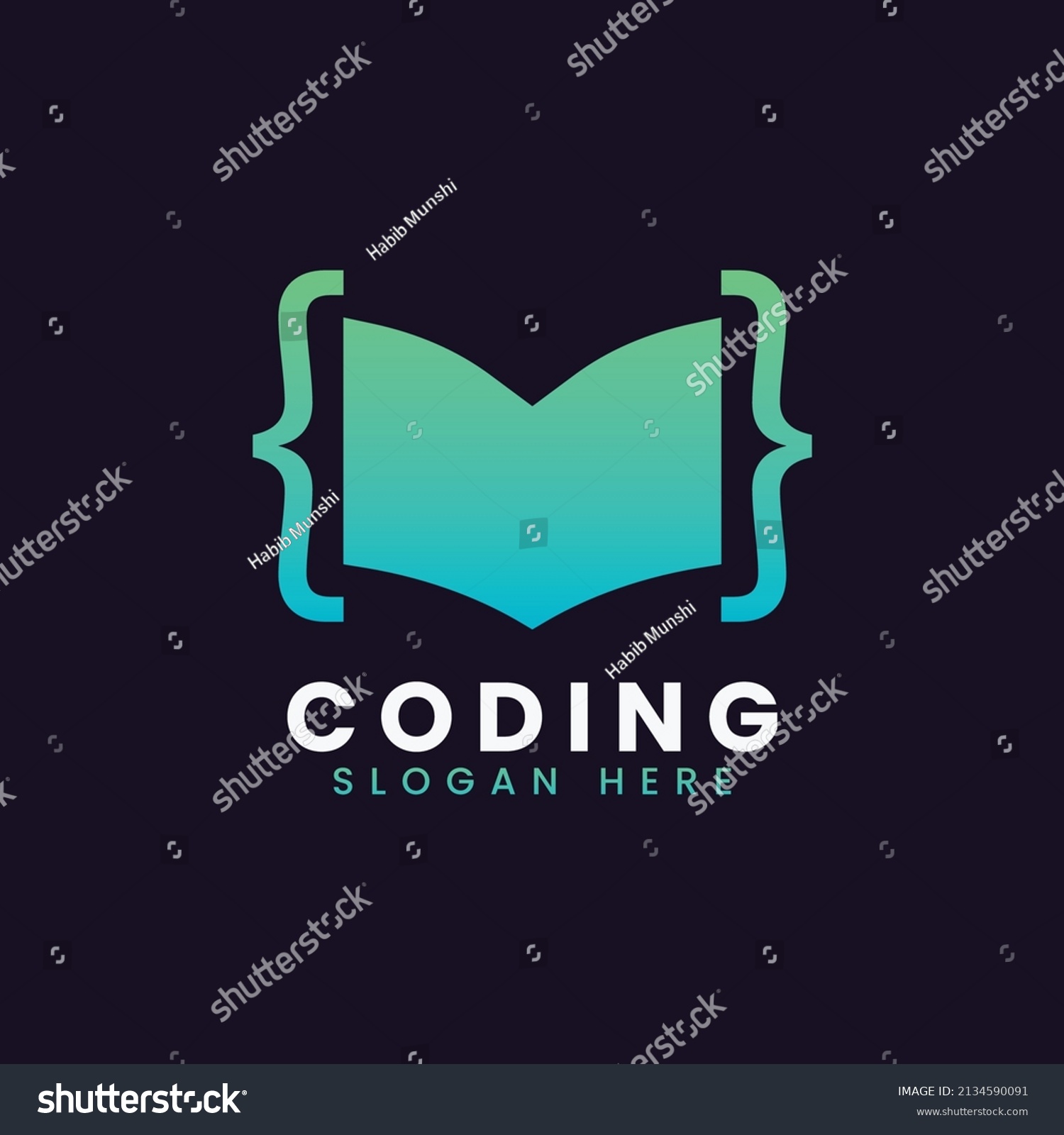 Creative Modern Abstract Programming Coding Logo Stock Vector (Royalty ... Creative Modern Abstract Programming Coding Logo Stock Vector (Royalty ...