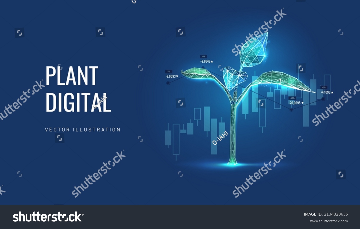 Growth Investment Represented Seedling Against Background Stock Vector ... Growth Investment Represented Seedling Against Background Stock Vector ...