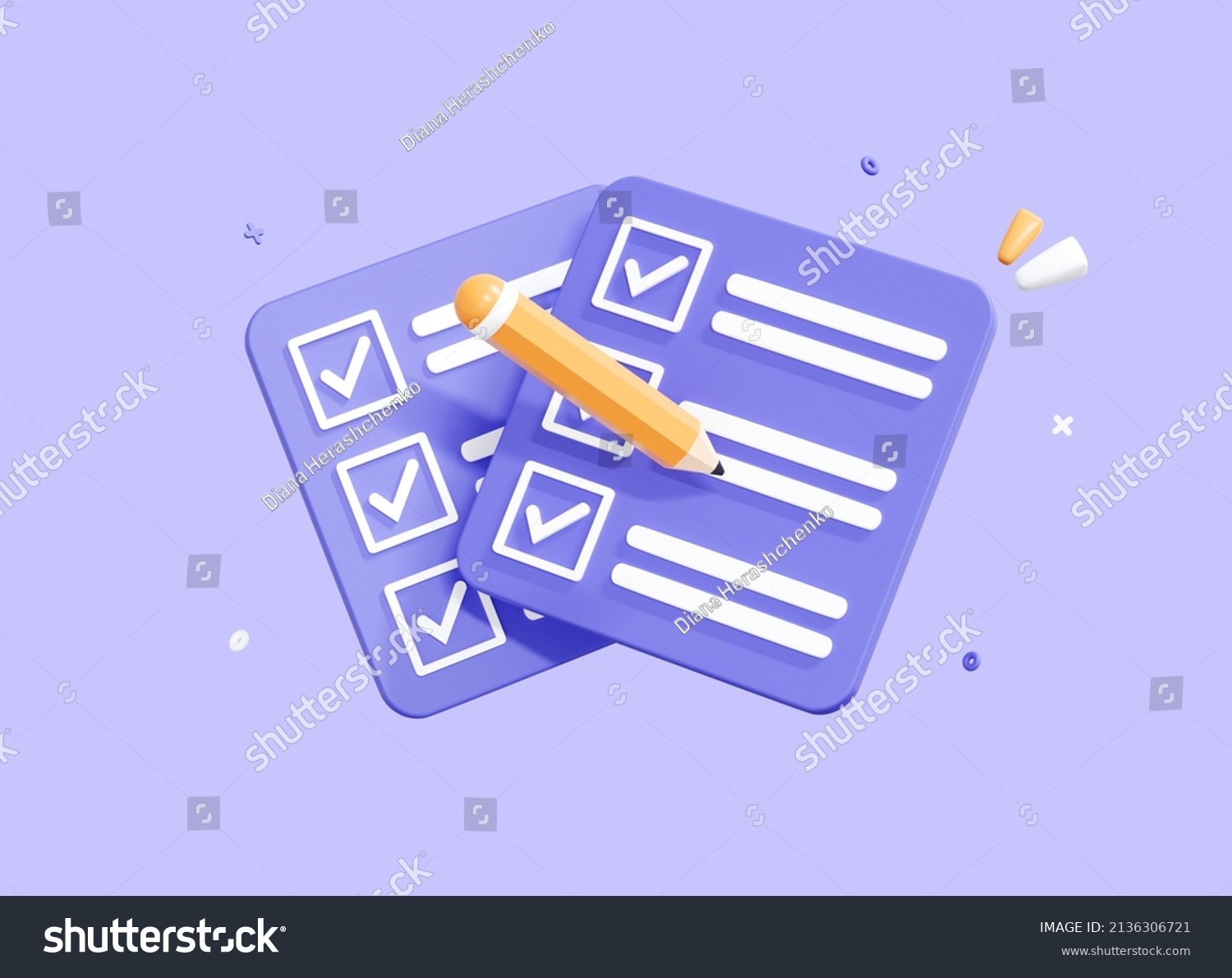 3d Notes Check Mark Completed Task Stock Illustration 2136306721 ... 3d Notes Check Mark Completed Task Stock Illustration 2136306721 ...