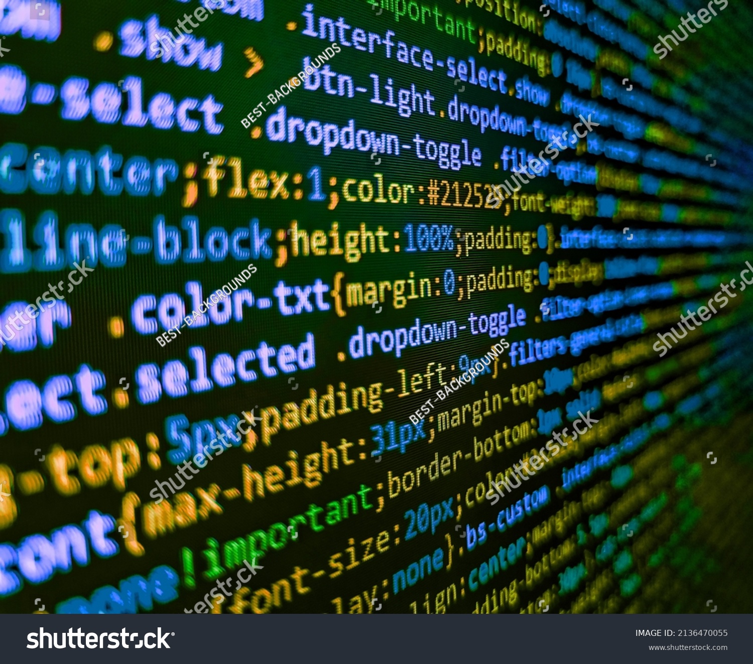 Script Procedure Creating Developer Working On Stock Photo 2136470055 ... Script Procedure Creating Developer Working On Stock Photo 2136470055 ...