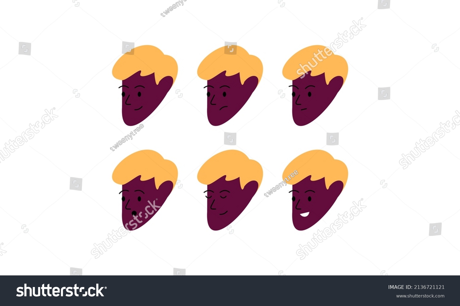 Set Boy Different Facial Expressions 库存矢量图(免版税)2136721121 | Shutterstock Set Boy Different Facial Expressions 库存矢量图(免版税)2136721121 | Shutterstock