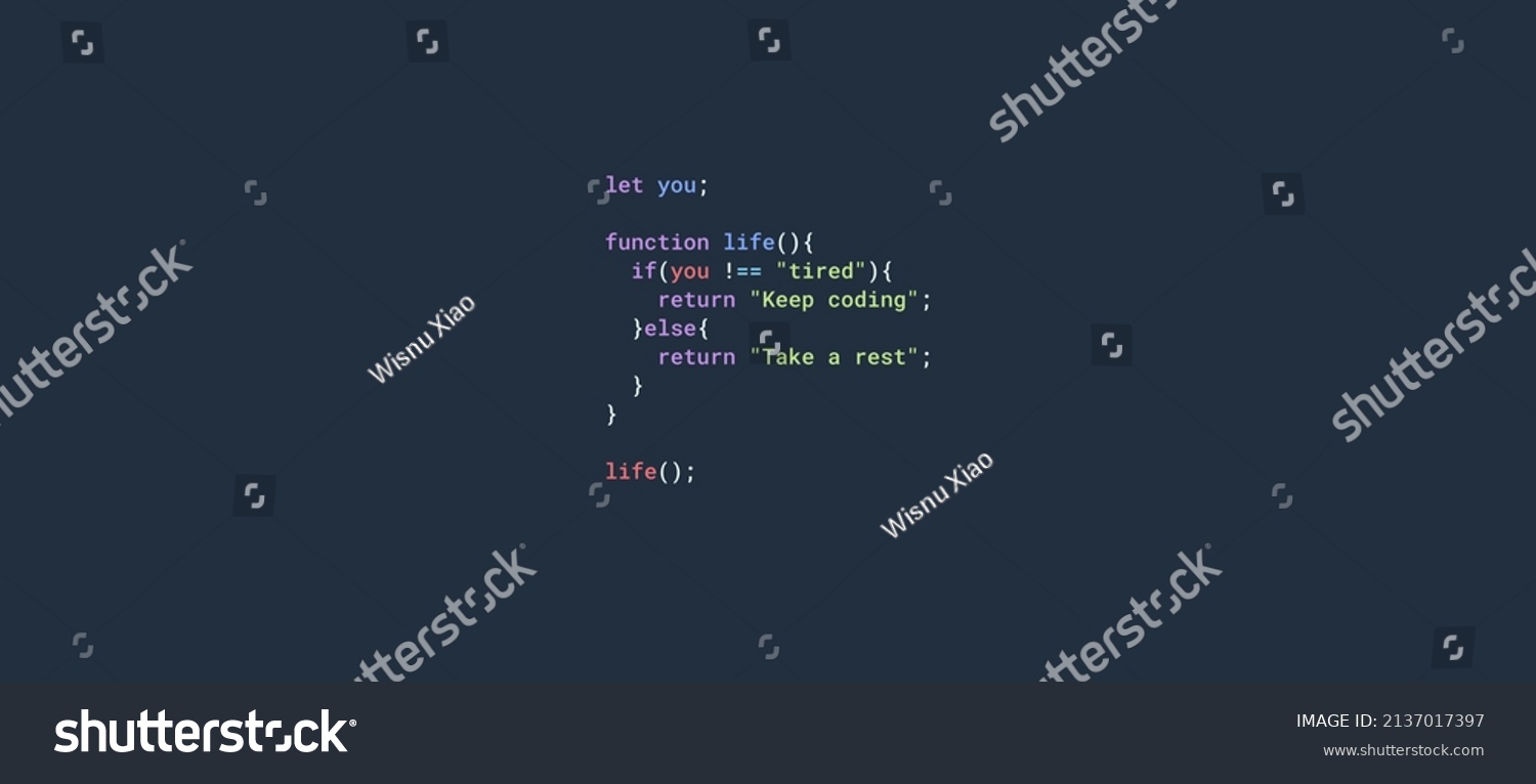 Javascript Life Coding Wallpaper Desktop Background Stock Illustration ...