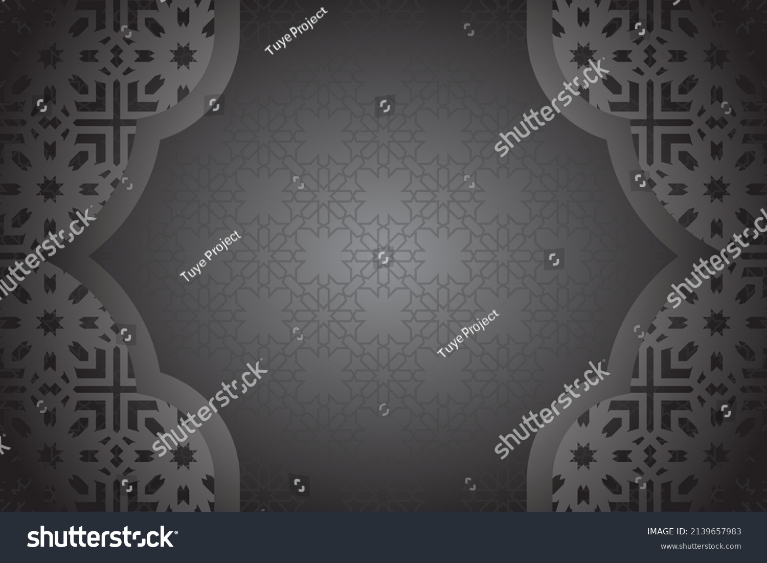 Islamic Background Design Creative Background Pattern Stock Vector ...