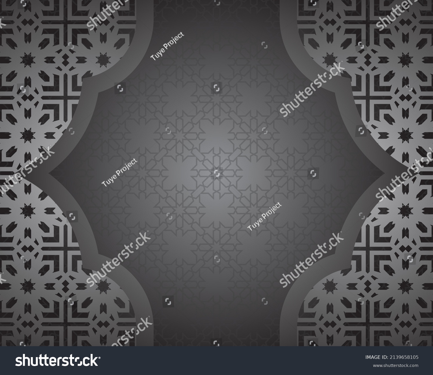 Islamic Background Design Creative Background Pattern Stock Vector ...