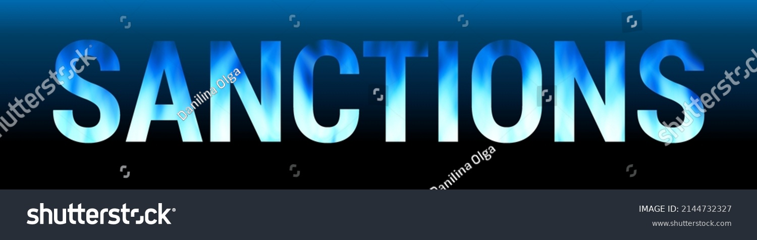 Sanctions Word Gas Flame Banner On Stock Vector (Royalty Free ... Sanctions Word Gas Flame Banner On Stock Vector (Royalty Free ...