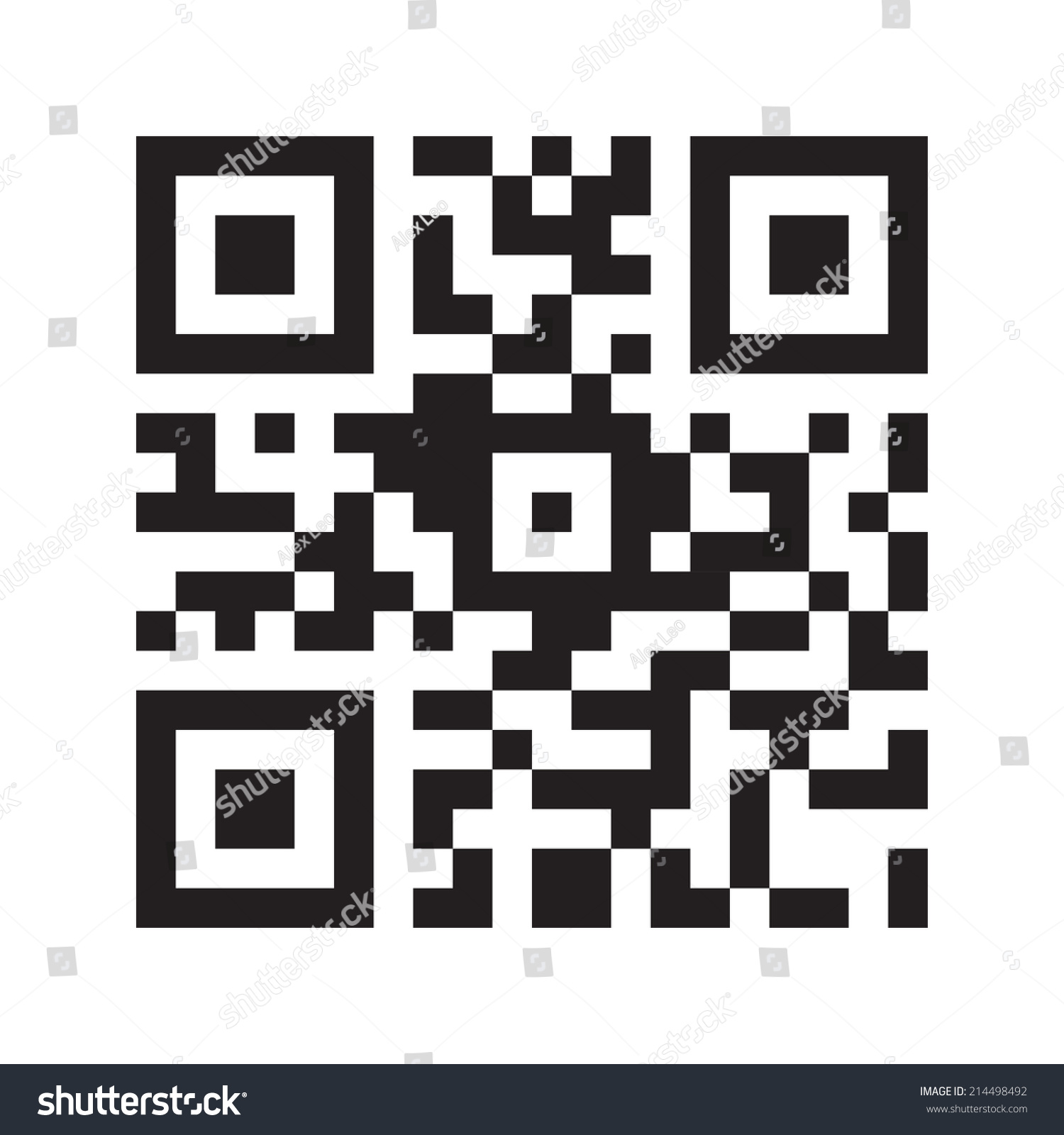Qr Code Quick Response Code Vector: immagine vettoriale stock (royalty ...