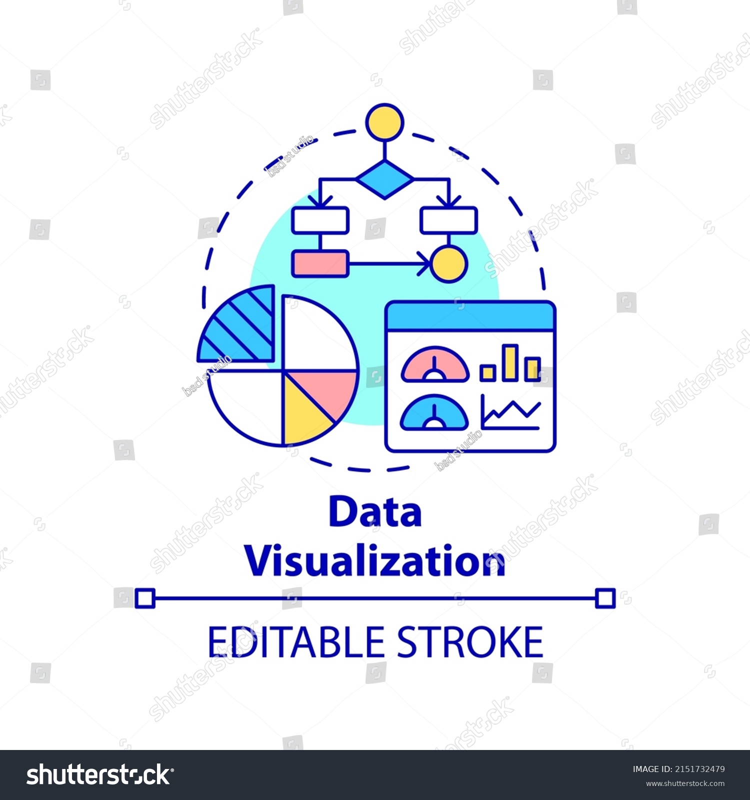 Data Visualization Concept Icon Business Intelligence Stock Vector ... Data Visualization Concept Icon Business Intelligence Stock Vector ...
