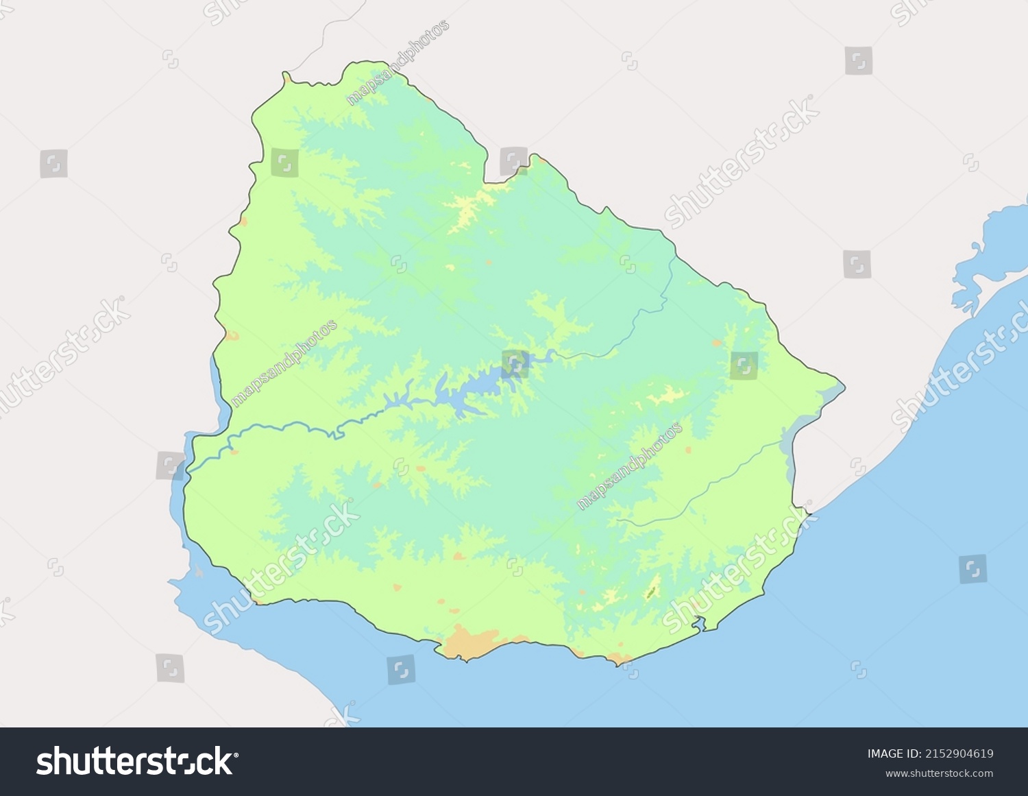 High Detailed Vector Uruguay Physical Map Stock-vektor (royaltyfri ... High Detailed Vector Uruguay Physical Map Stock-vektor (royaltyfri ...