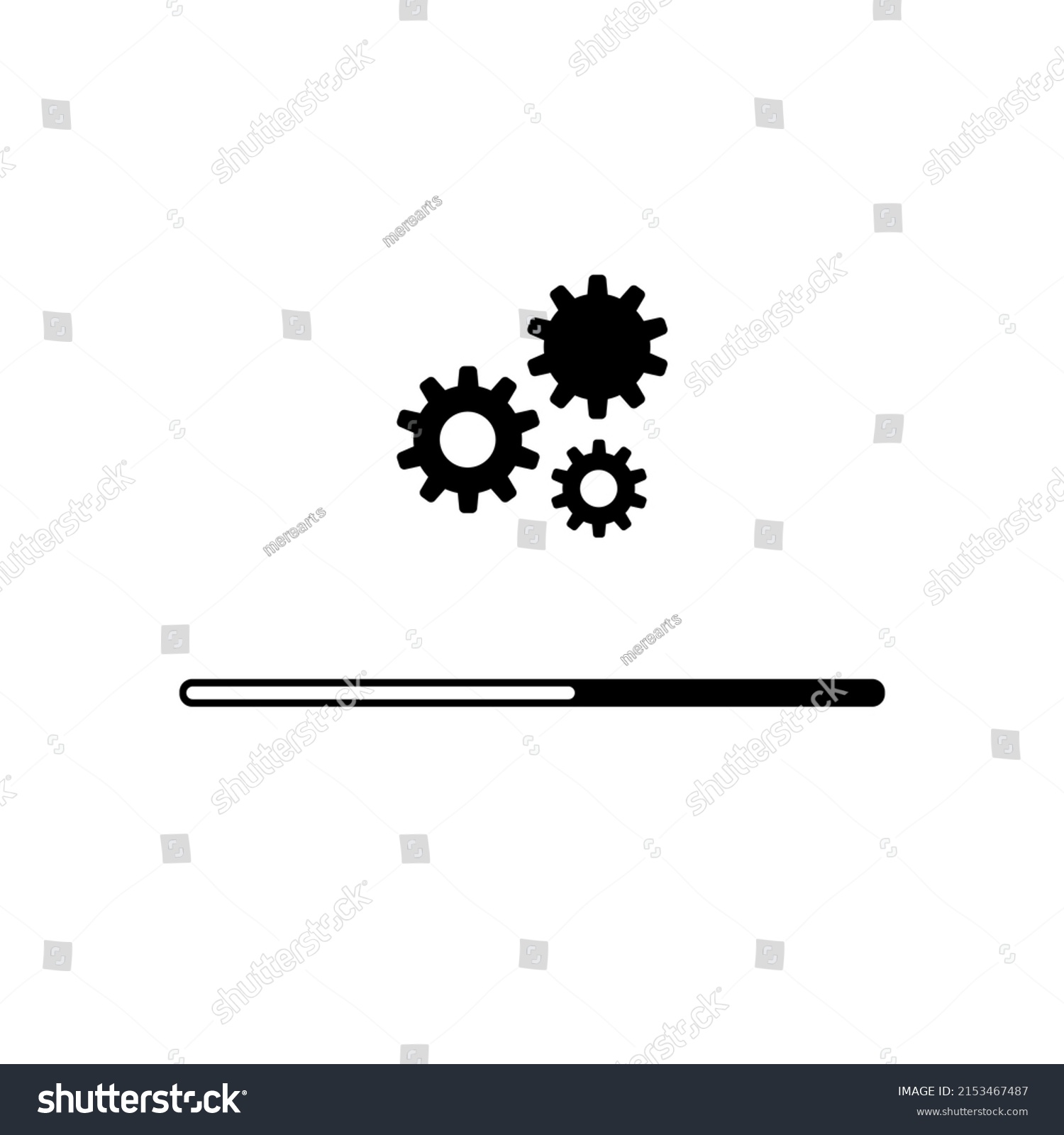 Loading Process Update System Icon Concept Stock Illustration 2153467487 Shutterstock