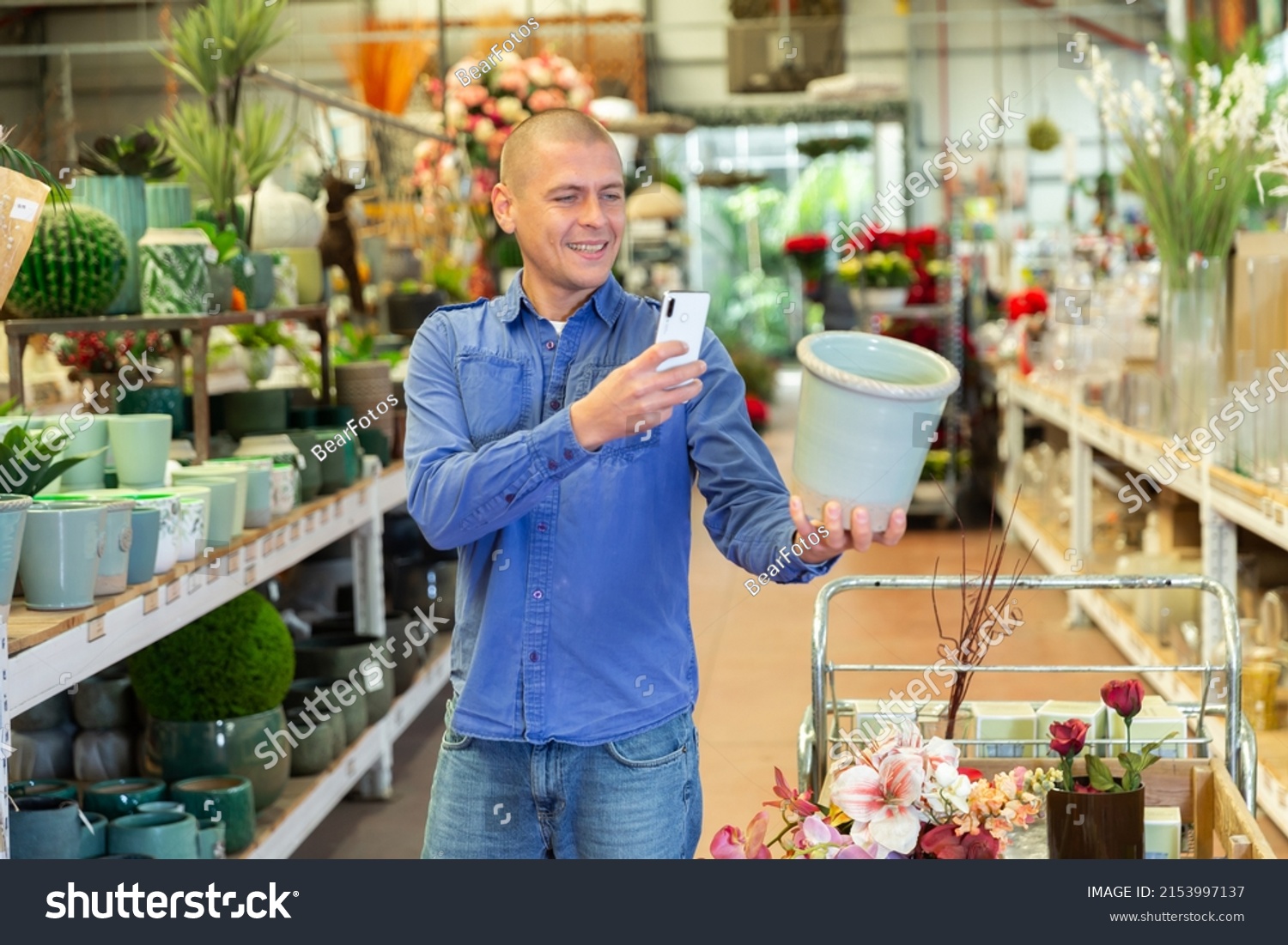 Male Shopper Scanning Qr Code On Stock Photo 2153997137 | Shutterstock Male Shopper Scanning Qr Code On Stock Photo 2153997137 | Shutterstock