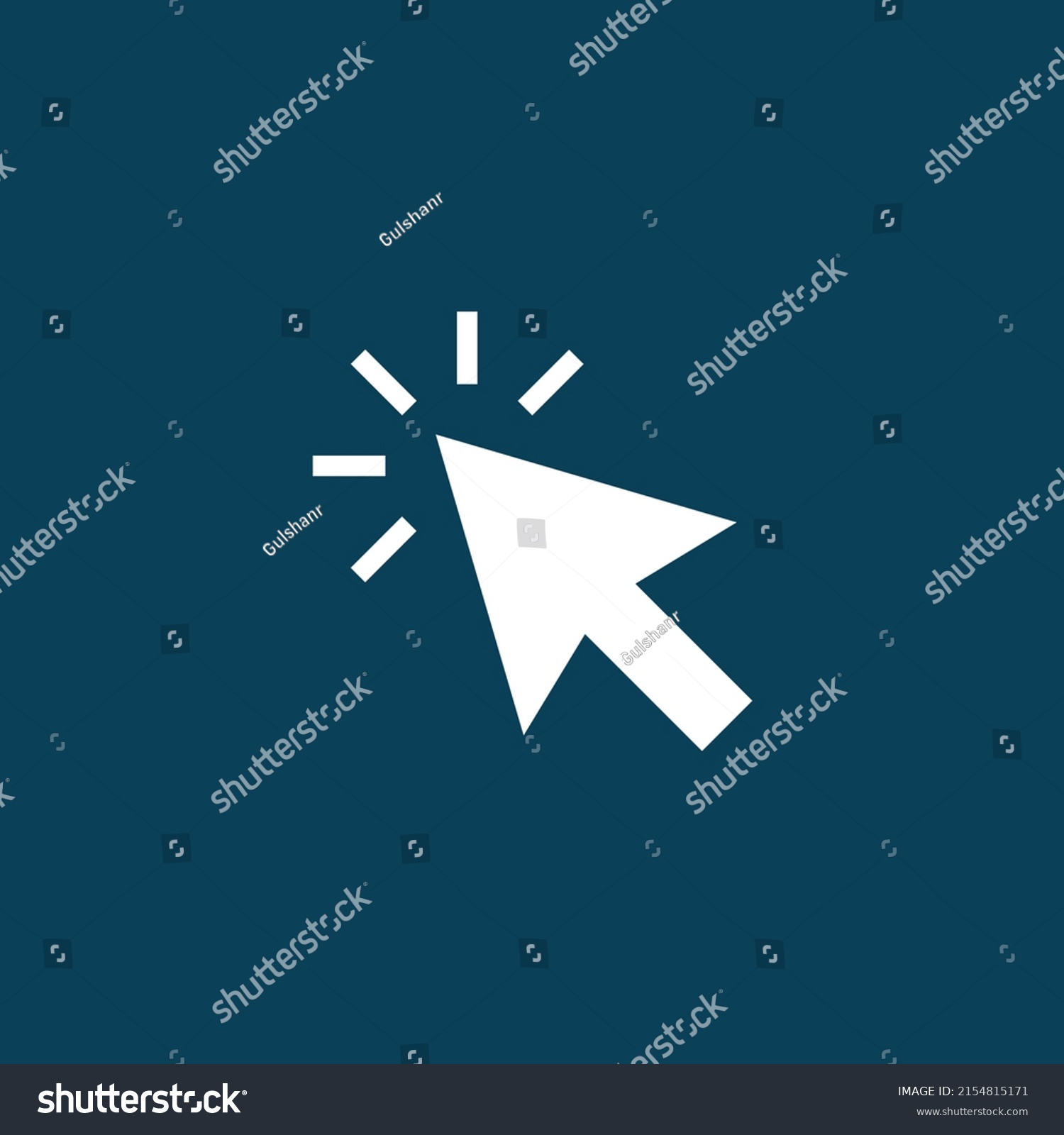 Click Select Press Push Pointer Cursor Stock Vector Royalty Free 2154815171 Shutterstock