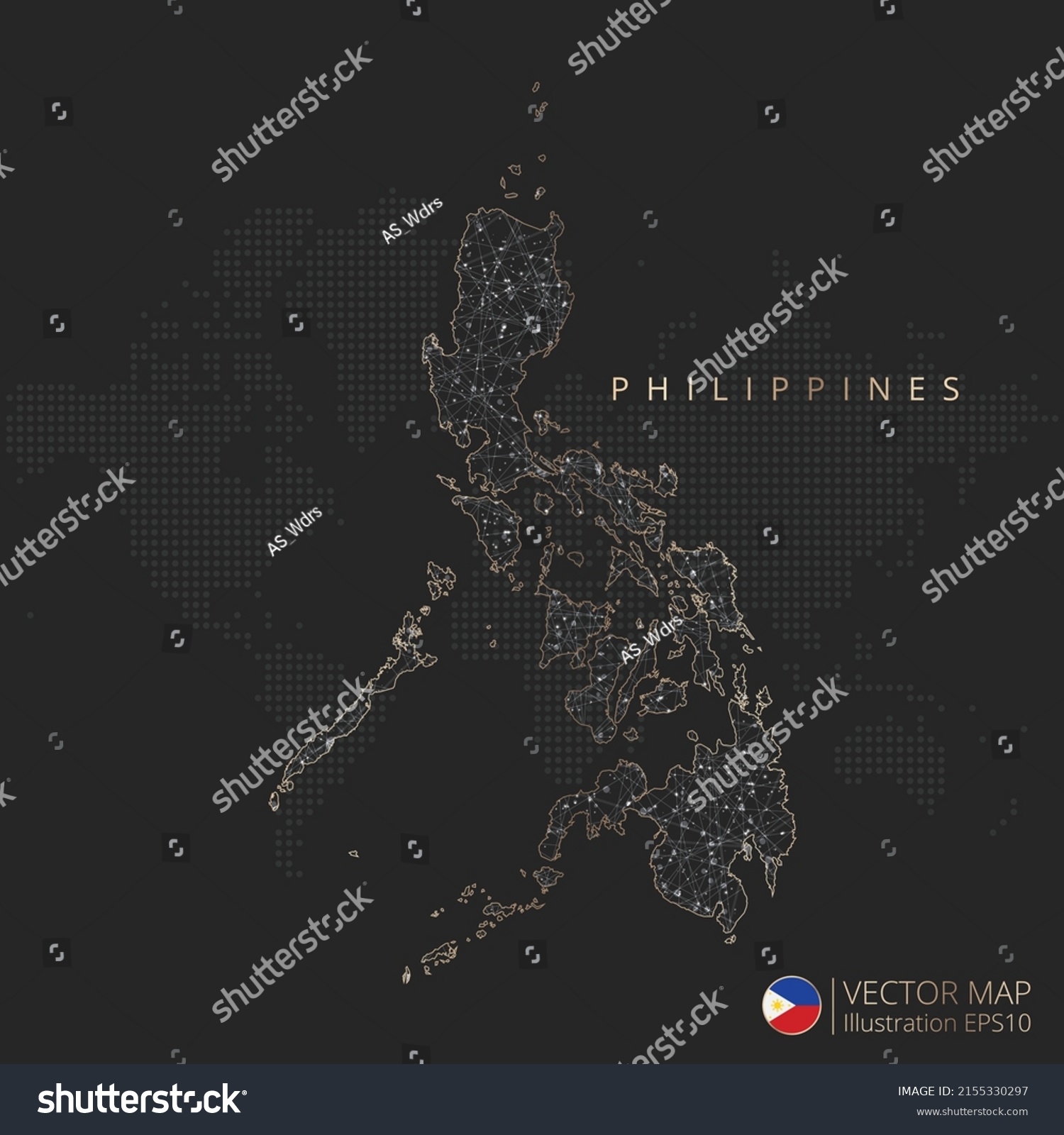 Philippines Map Abstract Geometric Mesh Polygonal Stock Vector (Royalty ... Philippines Map Abstract Geometric Mesh Polygonal Stock Vector (Royalty ...