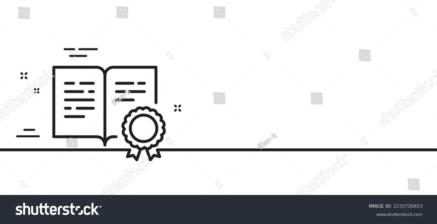 Certificate Line Icon Certified Document Sign Stock Vector (Royalty ... Certificate Line Icon Certified Document Sign Stock Vector (Royalty ...