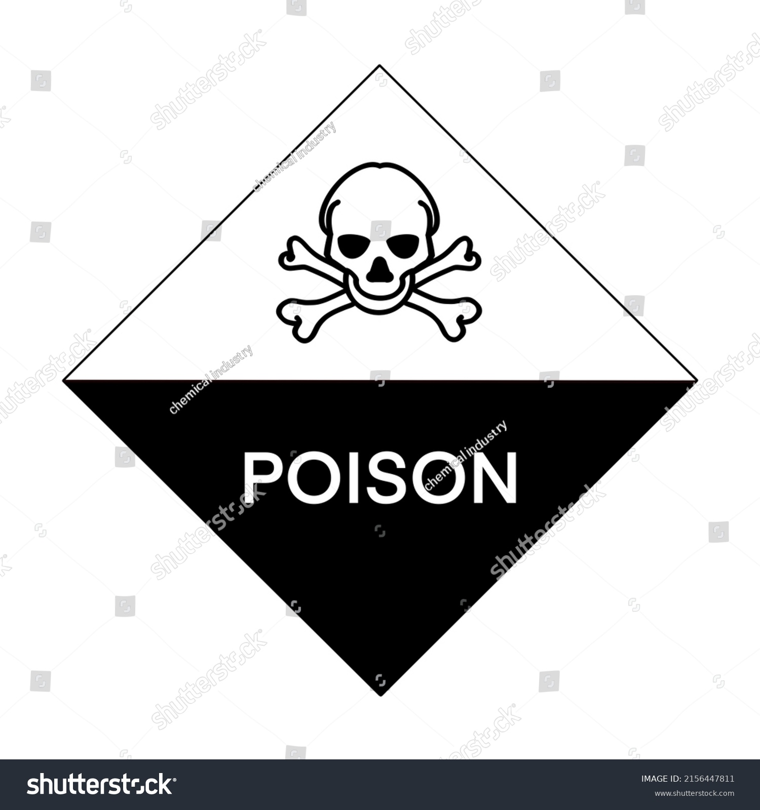 Toxic Symbol Used Warn Hazards Symbols Stock Illustration 2156447811 ... Toxic Symbol Used Warn Hazards Symbols Stock Illustration 2156447811 ...