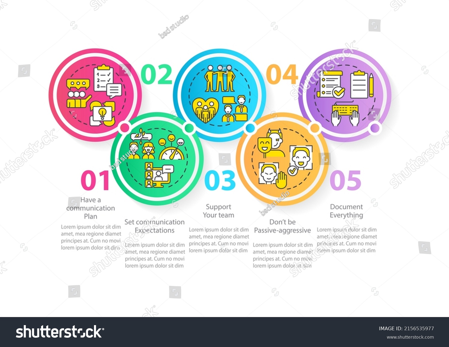 Effective Communication Management Rectangle Infographic Template Stock ... Effective Communication Management Rectangle Infographic Template Stock ...