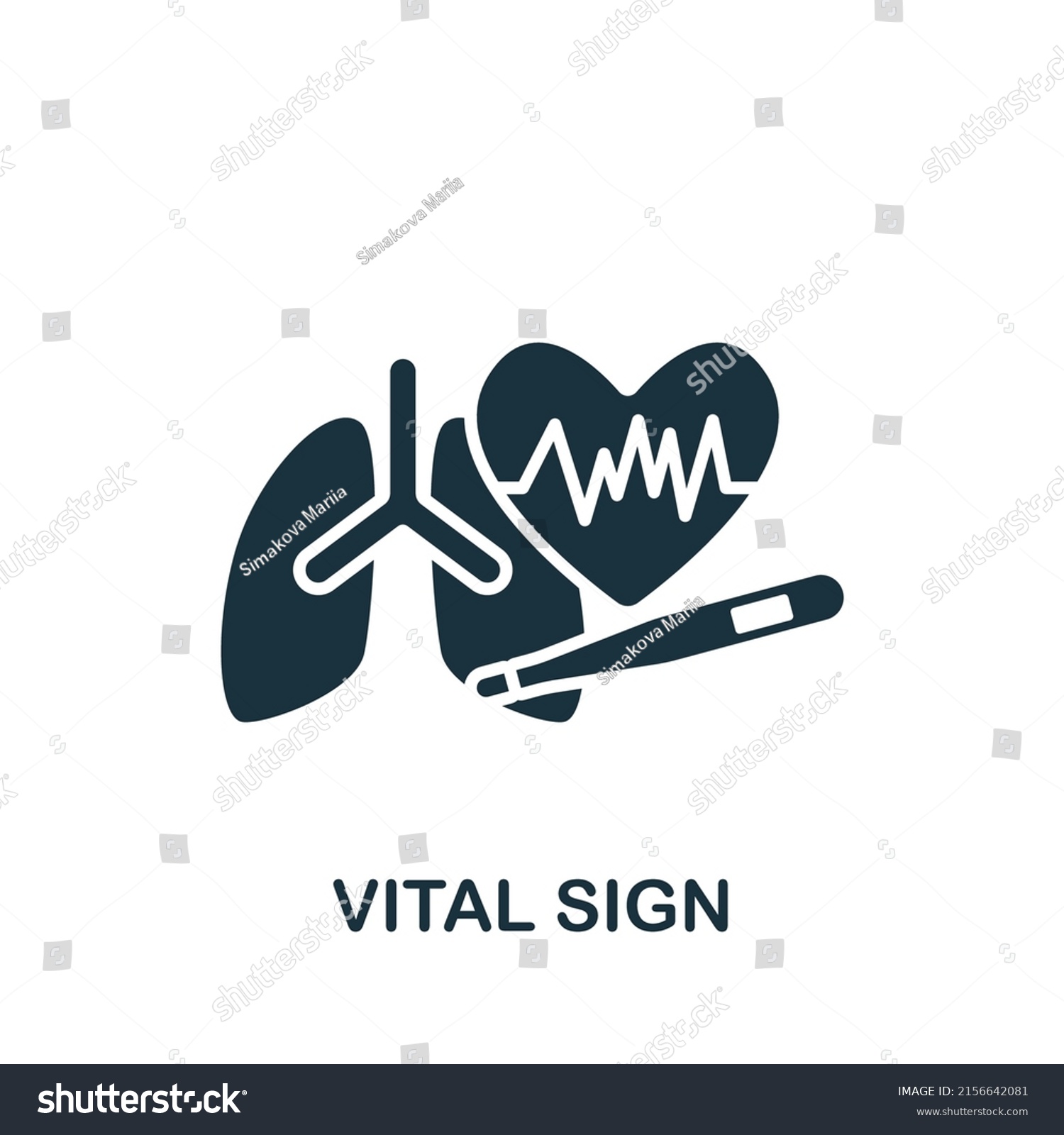 Vital Sign Icon Monochrome Simple Health Stock Vector (Royalty Free ... Vital Sign Icon Monochrome Simple Health Stock Vector (Royalty Free ...