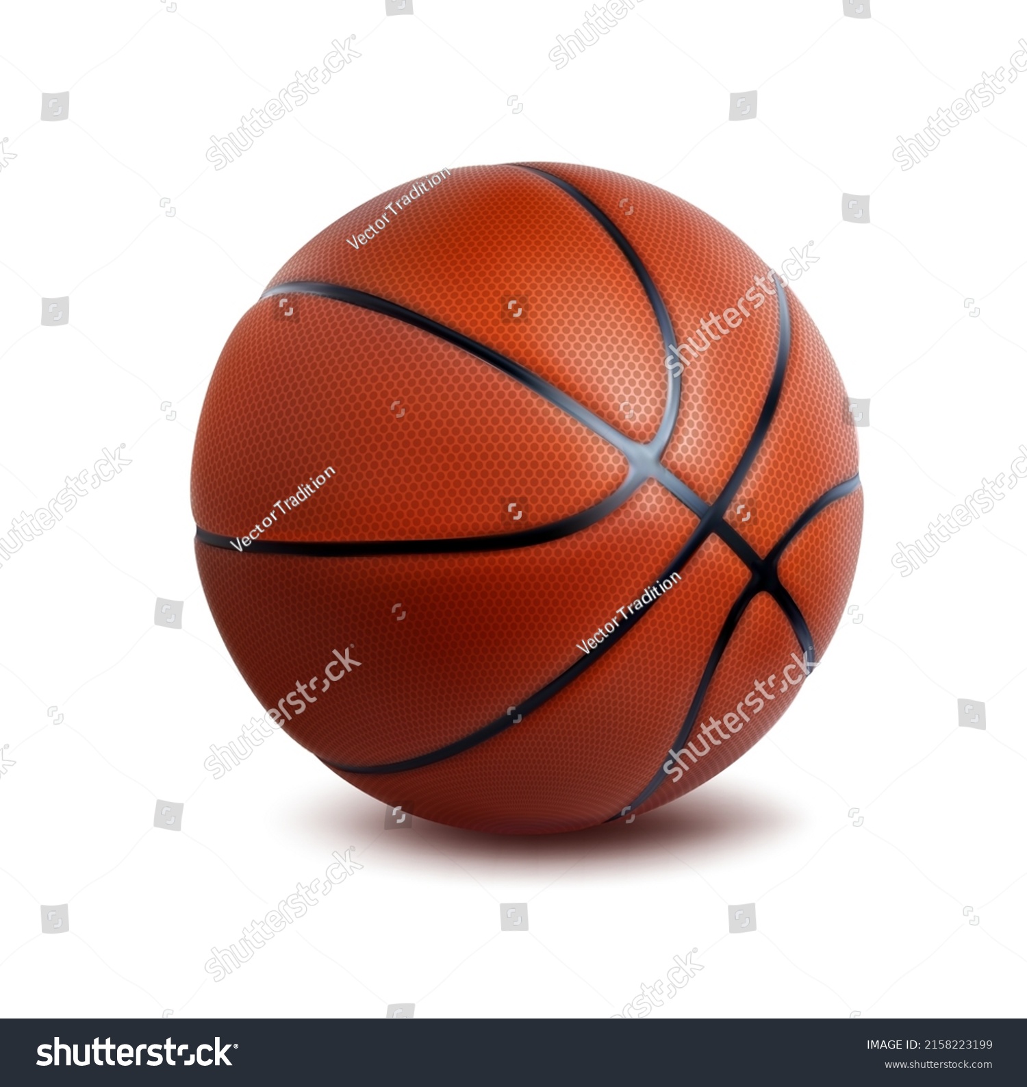 Realistic Isolated Basketball Ball Vector Sports Stock Vector (Royalty ... Realistic Isolated Basketball Ball Vector Sports Stock Vector (Royalty ...