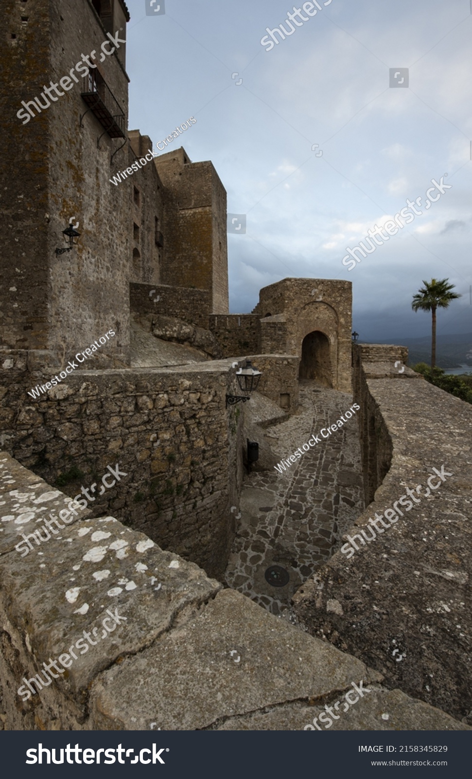 Vertical Side Shot Castillo Castellar De Stock Photo 2158345829 ... Vertical Side Shot Castillo Castellar De Stock Photo 2158345829 ...