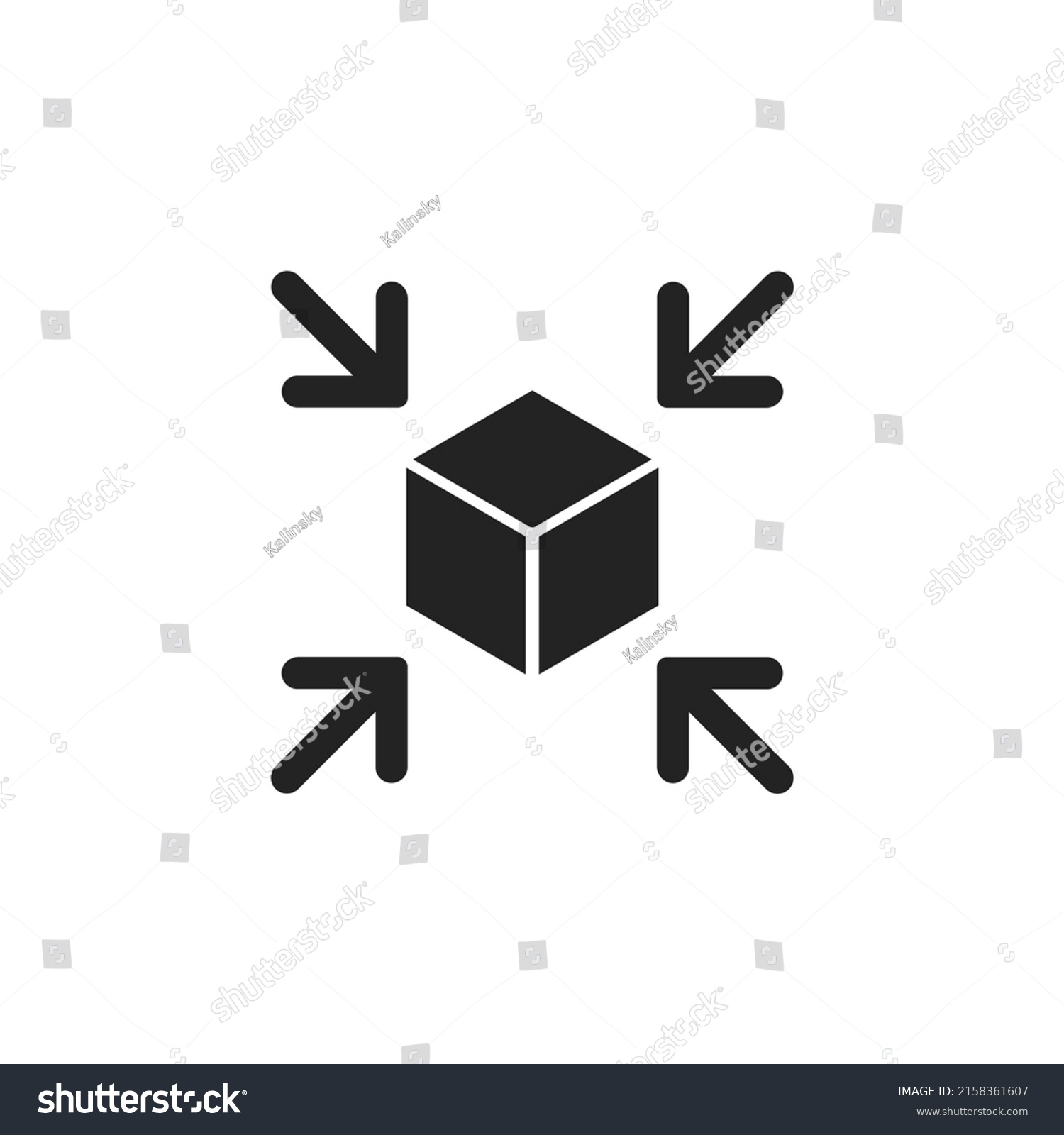 Decrease Icon Vector Symbol Simple Black Stock Vector (Royalty Free ...