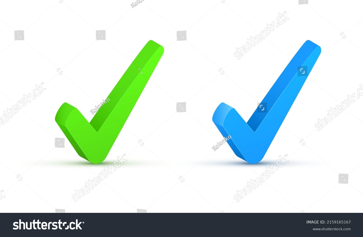 3d Checkmark Tick Icon Checklist Success Stock Vector (Royalty Free ... 3d Checkmark Tick Icon Checklist Success Stock Vector (Royalty Free ...
