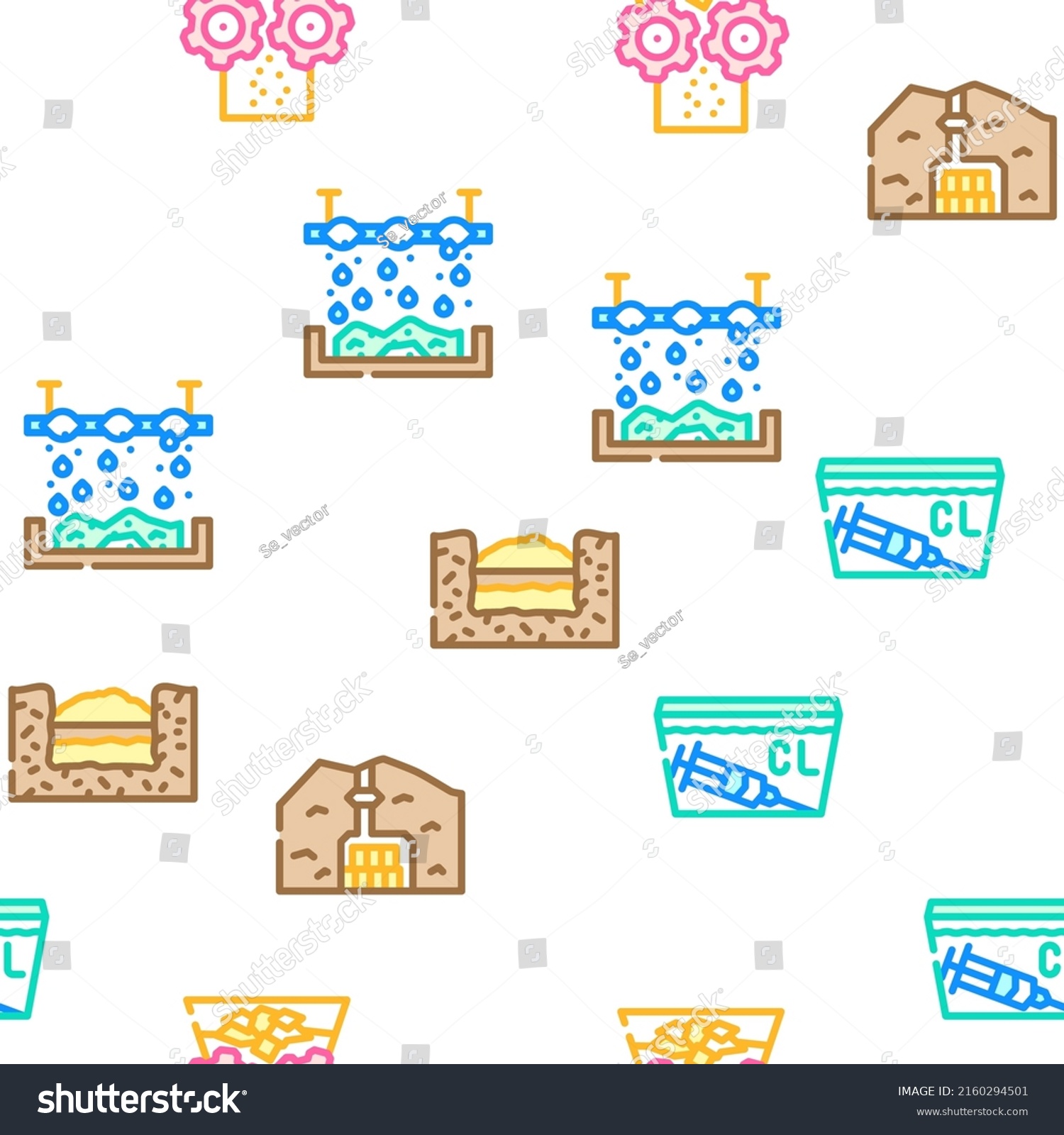 Solid Waste Management Business Vector Seamless Stock Vector (Royalty ... Solid Waste Management Business Vector Seamless Stock Vector (Royalty ...