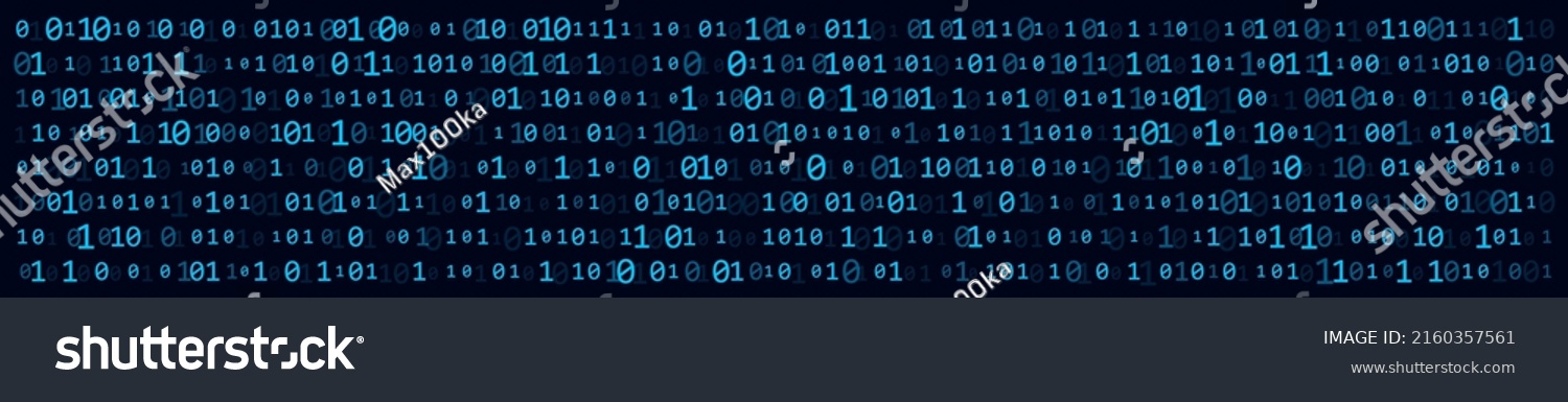 Matrix Technology Background Cyber Security Binary Stock Vector (Royalty Free) 2160357561 ...