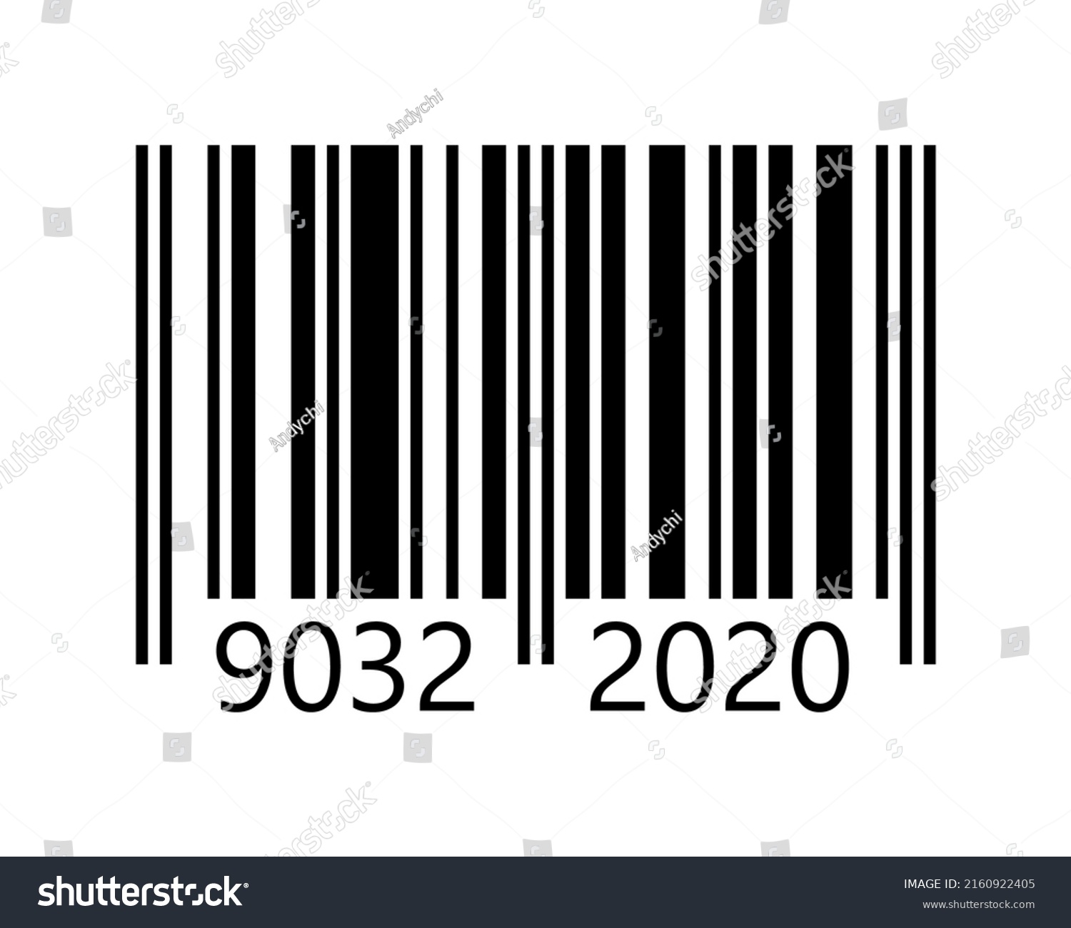 Linear Barcode Sample Linear Vector Bar Stock Vector (Royalty Free ...
