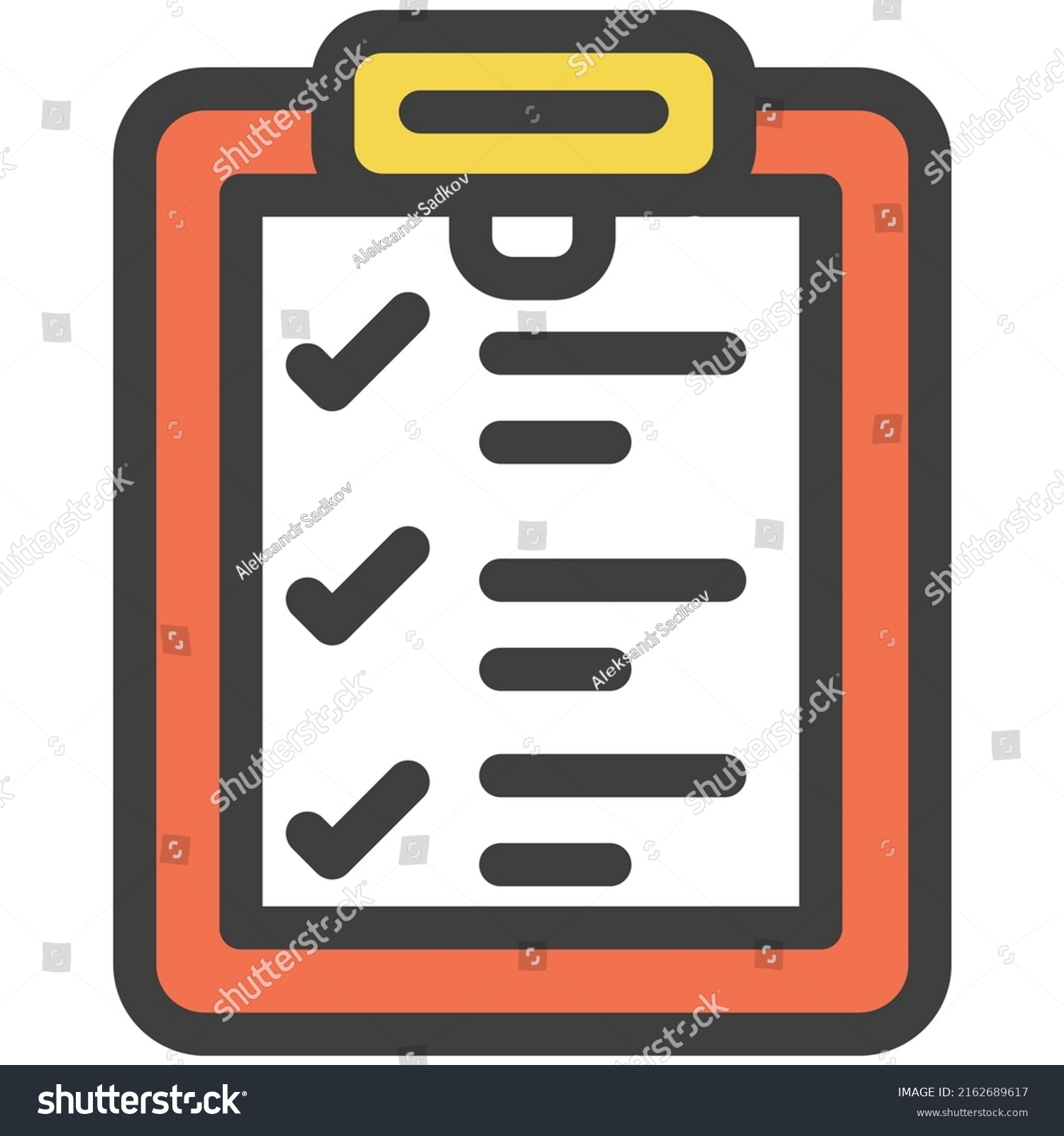Checklist Document On Clipboard Flat Vector Stock Vector (Royalty Free ... Checklist Document On Clipboard Flat Vector Stock Vector (Royalty Free ...