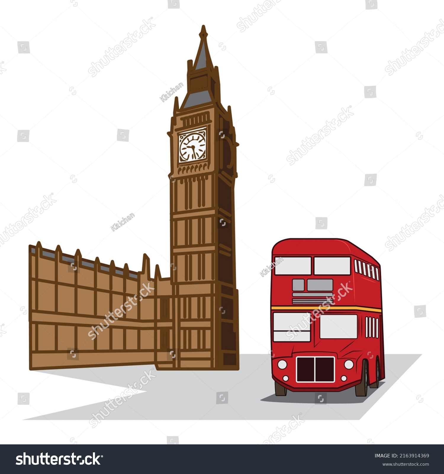Old Red London Bus Background Big Stock Vector (Royalty Free ... Old Red London Bus Background Big Stock Vector (Royalty Free ...