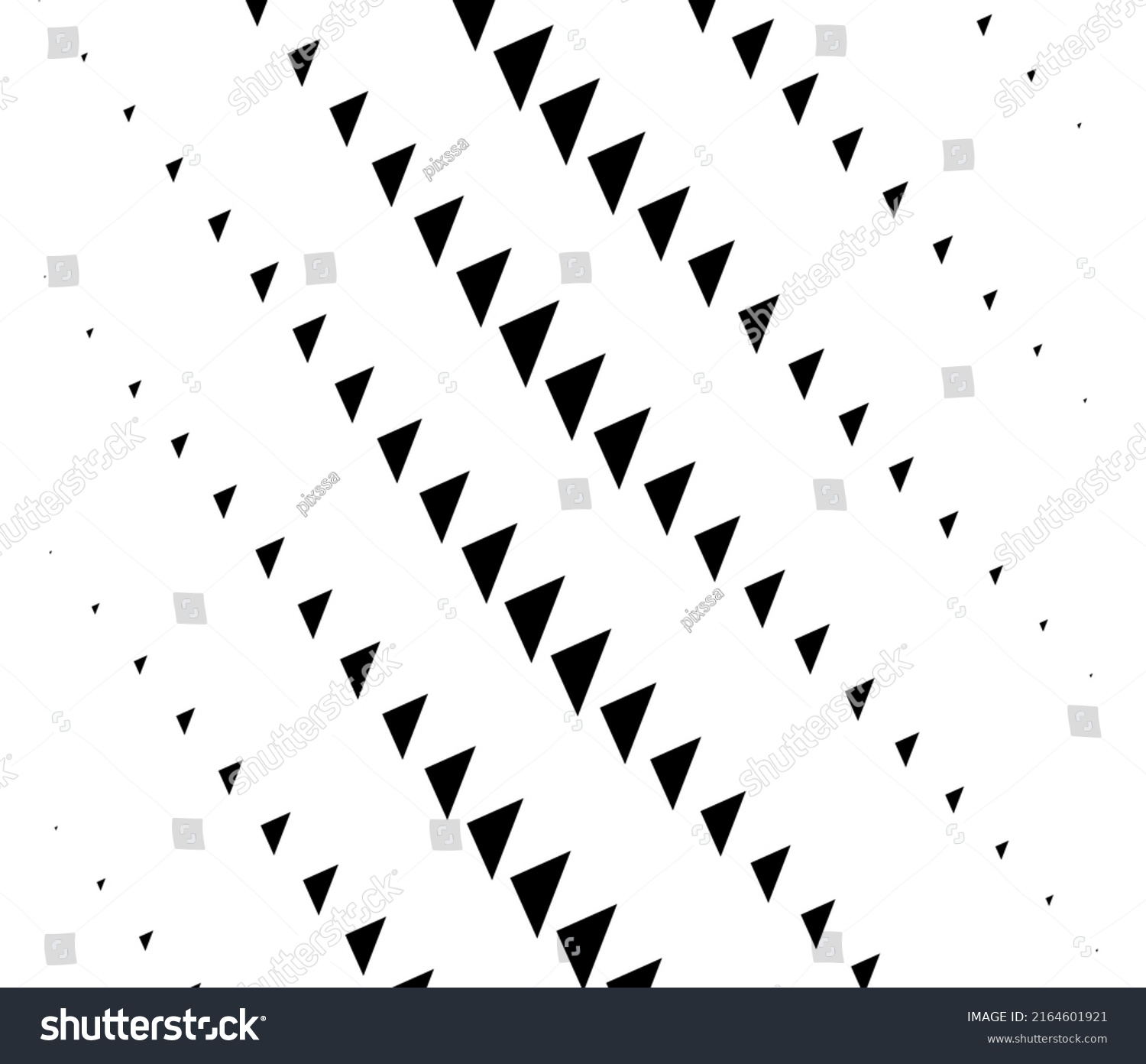 Triangle Halftone Texture Pattern Geometric Angular Stock Vector ...